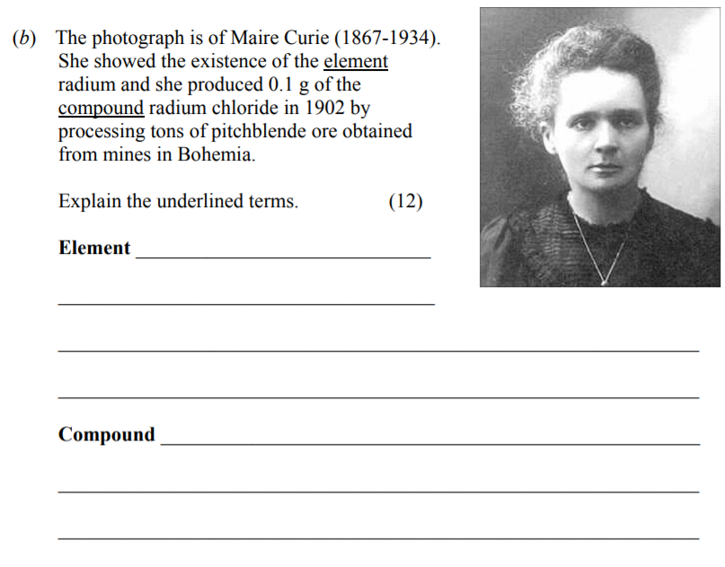 Junior Cycle Science Periodic Table of Elements: The photograph is of ...