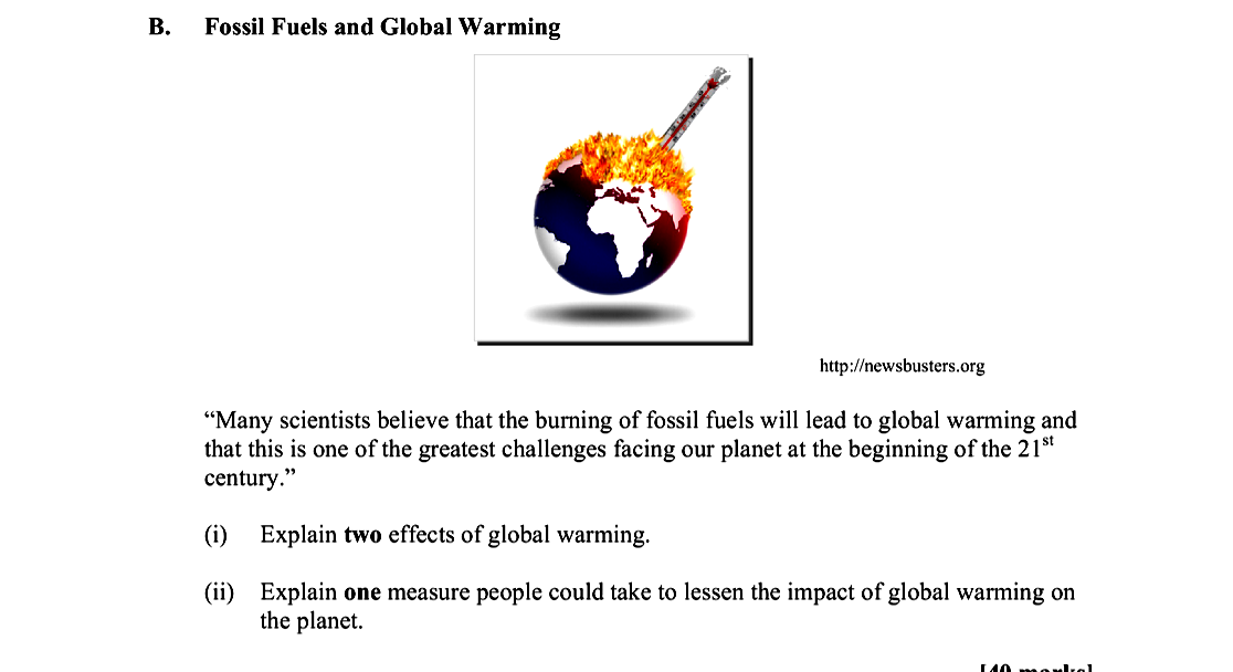 Leaving Cert Geography ECONOMIC - Environmental Impact: Fossil Fuels ...