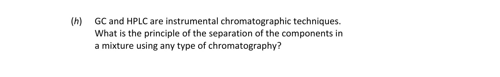 Leaving Cert Chemistry Instrumentation & Chromatography: GC and HPLC ...