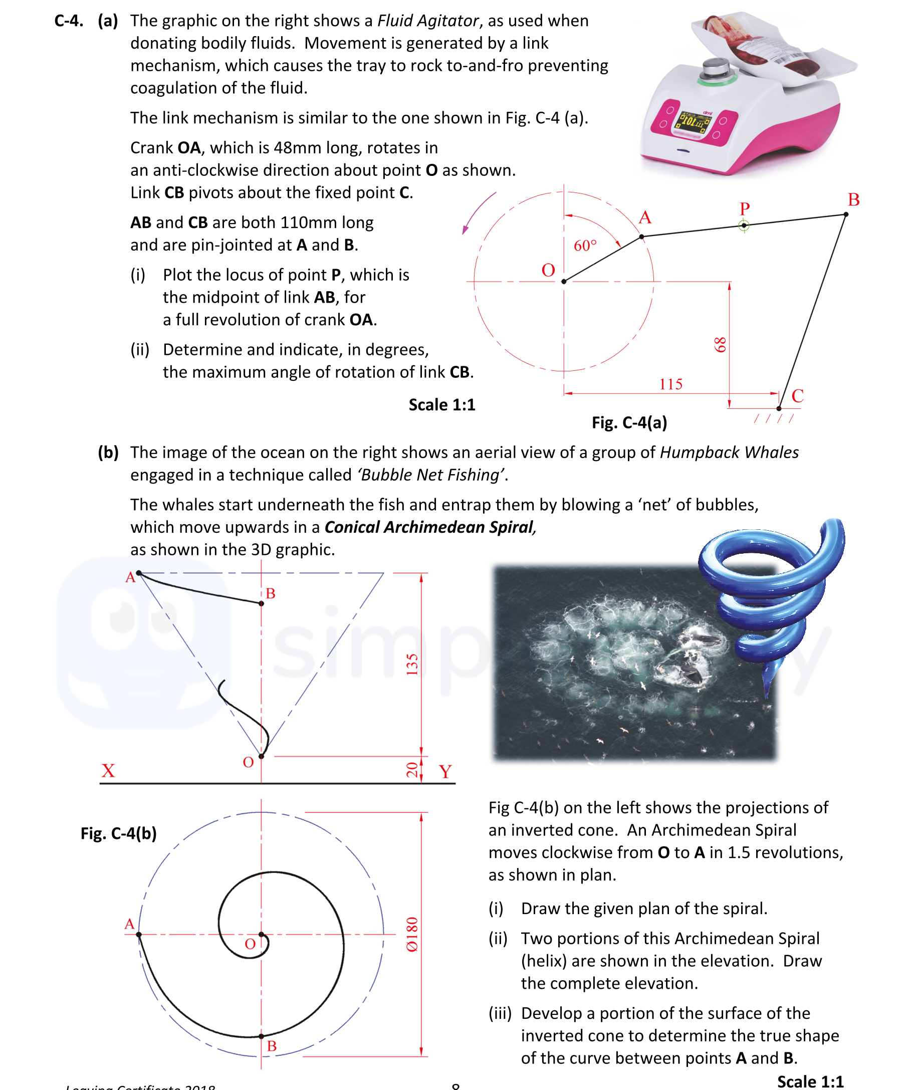 Leaving Cert DCG Dynamic Mechanisms: (a) The graphic on the right sho