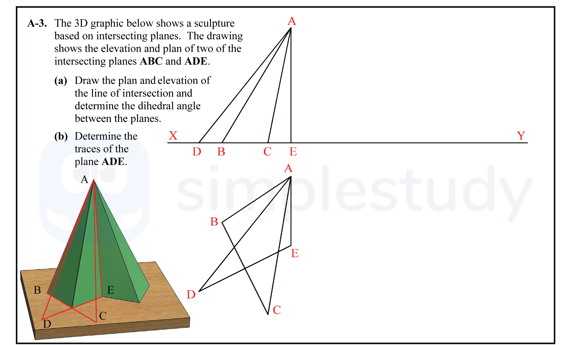 Leaving Cert DCG Intersection of Planes (Laminar Planes): The 3D ...