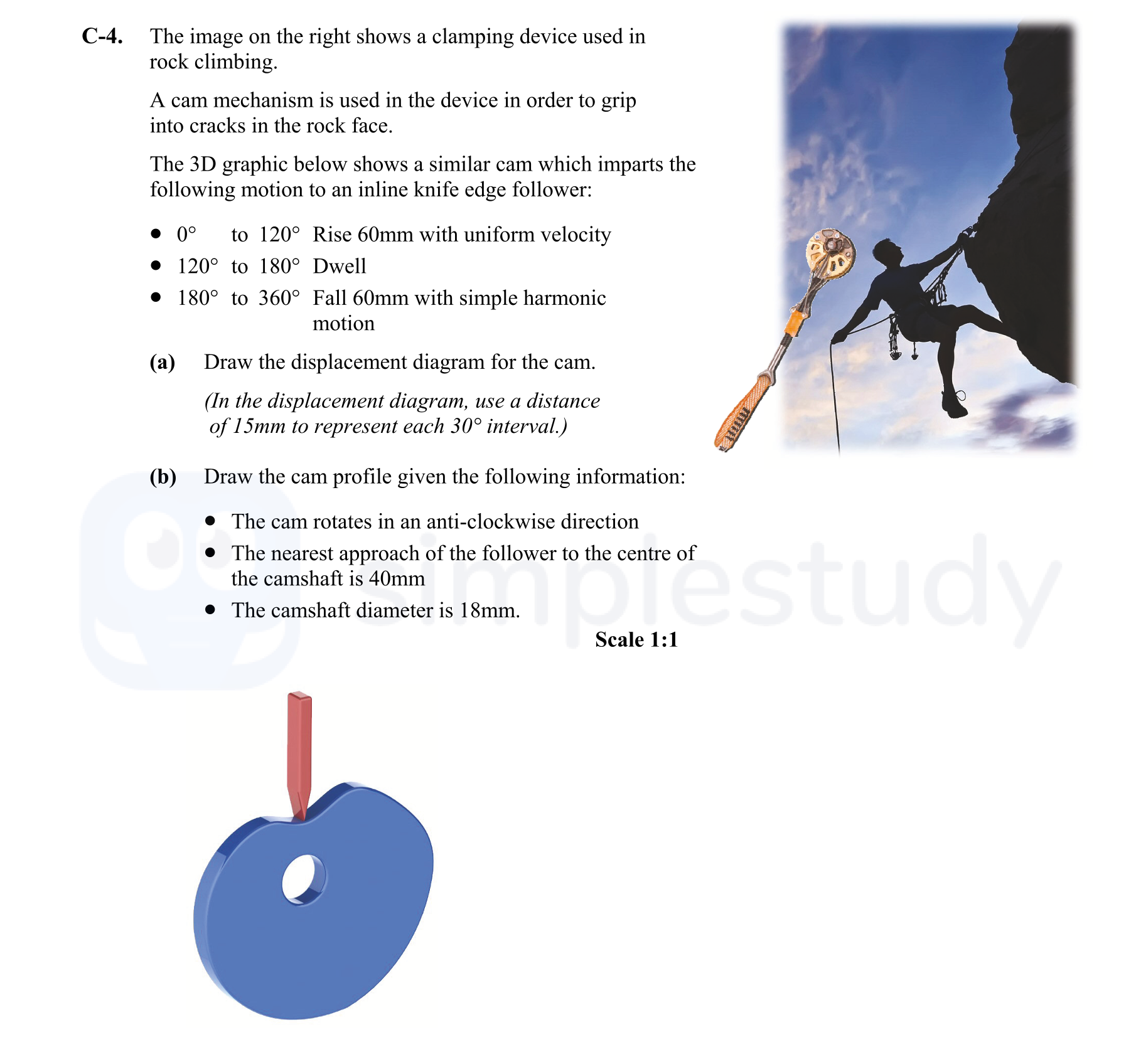 Leaving Cert DCG Dynamic Mechanisms: The image on the right shows a c