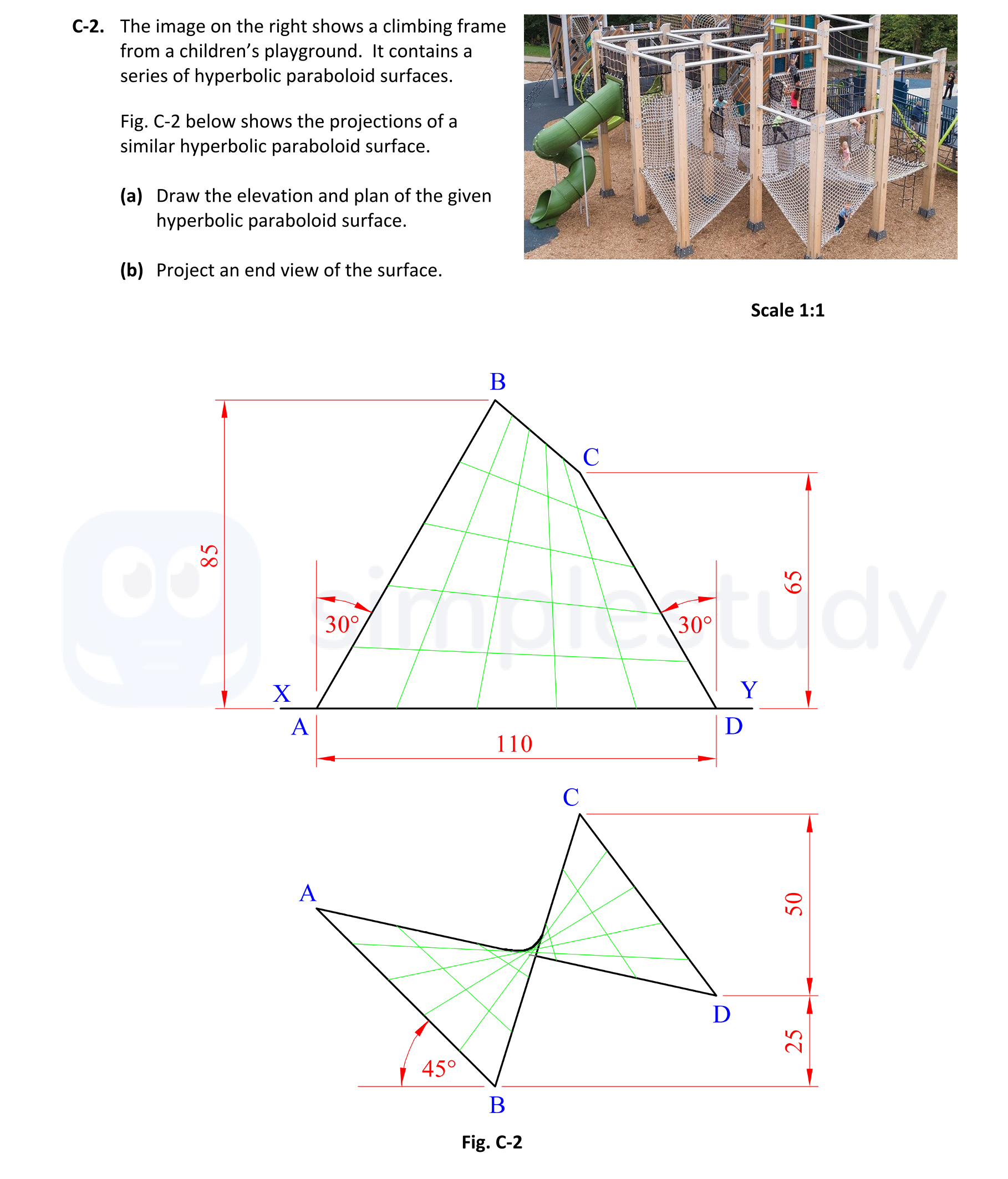 Leaving Cert DCG Structural Forms: The image on the right shows a c