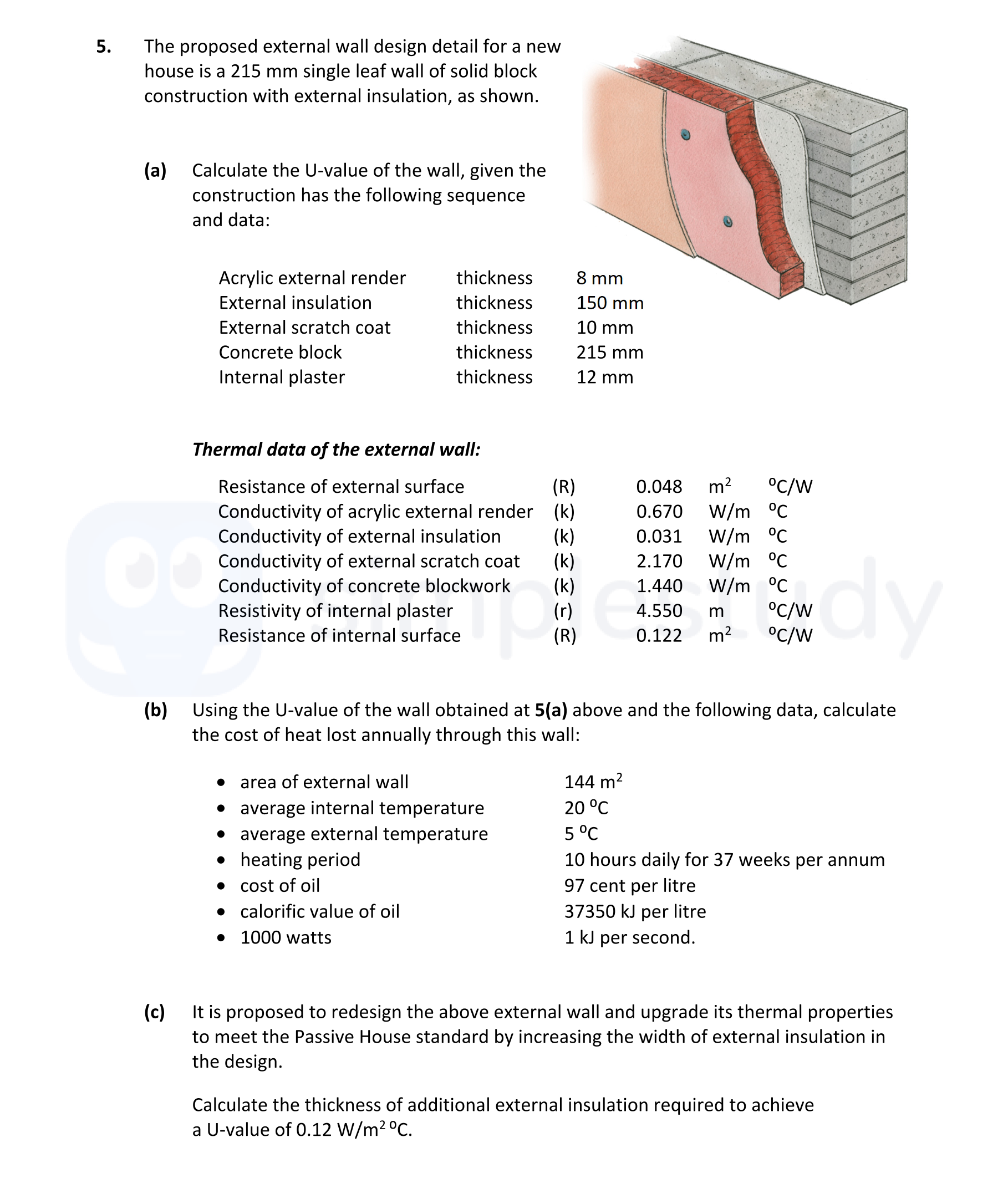 Leaving Cert Construction Studies Heat & U-Value Calculations: The ...