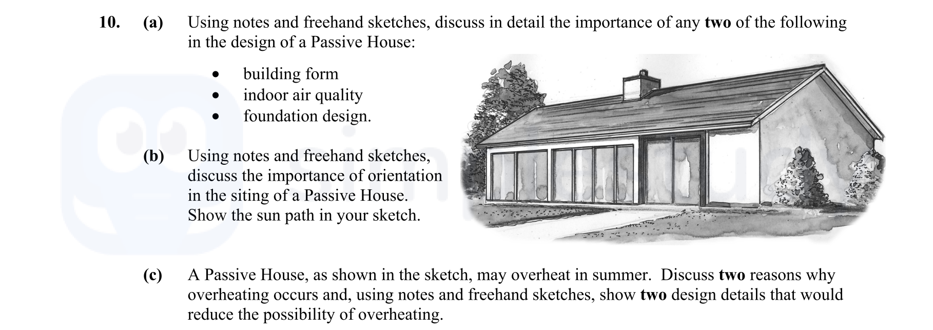 Leaving Cert Construction Studies Passive Design: 10. (a) Using notes ... Leaving Cert Construction Studies Passive Design: 10. (a) Using notes ...