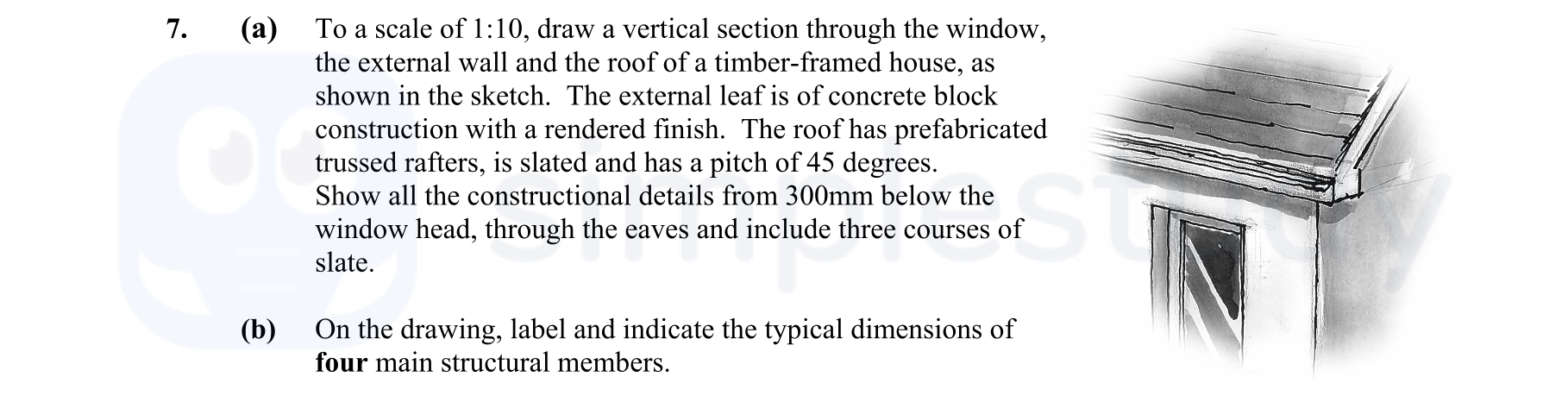Leaving Cert Construction Studies Windows & Light: To a scale of 1:10 ...