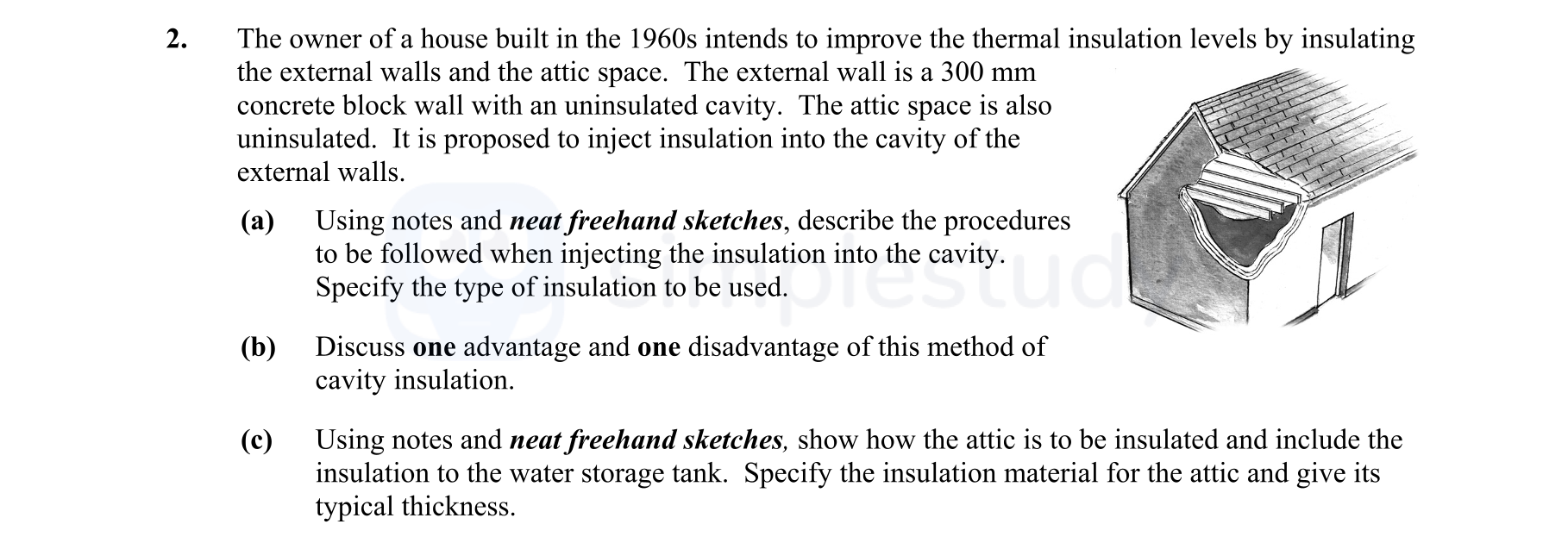 Leaving Cert Construction Studies Heat Loss & Insulation: The owner of ...