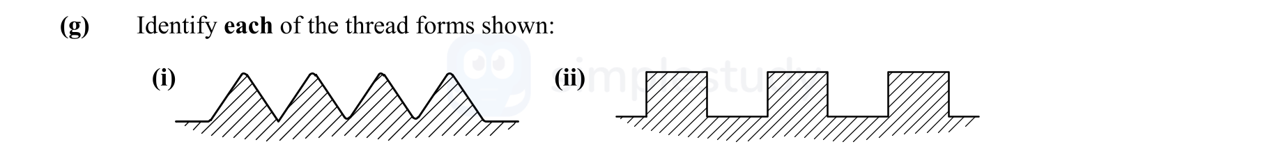 Leaving Cert Engineering Mechanical Joining & Assembly: Identify each ...
