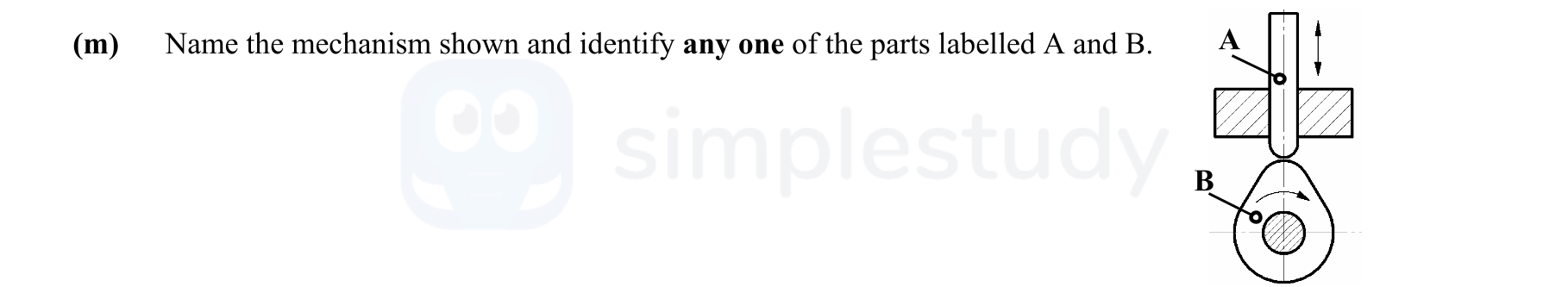 Leaving Cert Engineering Tools & Mechanisms: Name the mechanism shown ...