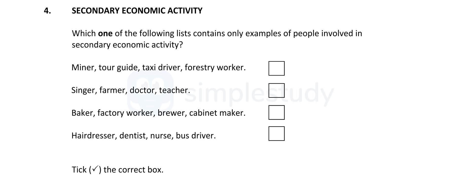 Junior Cycle Geography Economic Activities (Secondary): SECONDARY ...