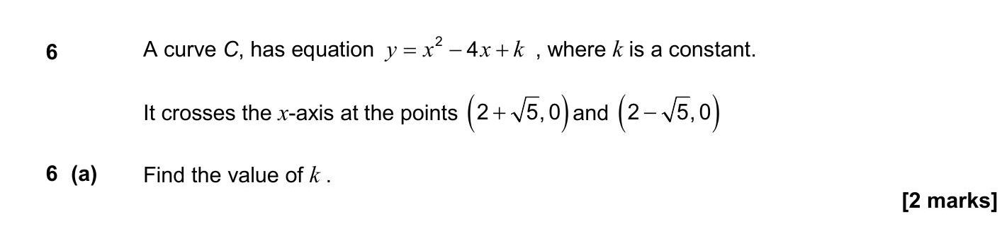 A-Level AQA Maths Mechanics Kinematics Graphs: A curve C, has equation $$y = x