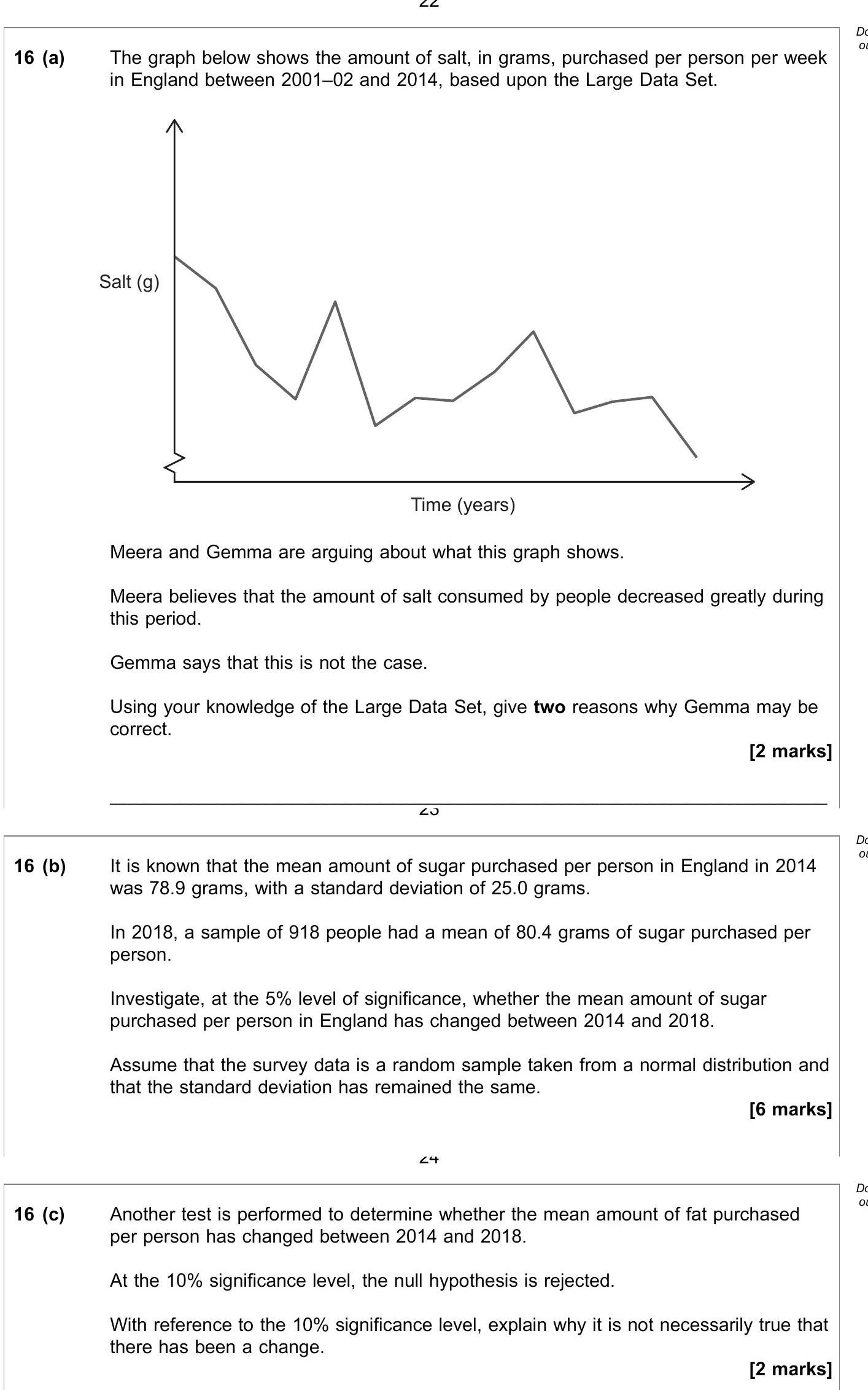A-Level AQA Maths Mechanics 2.1 Kinematics Graphs: The graph below shows the amount