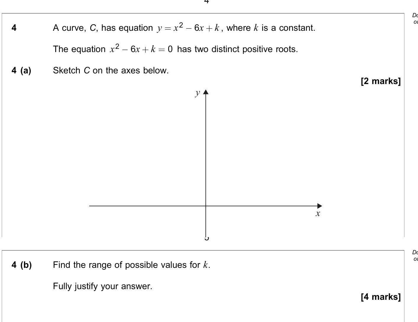 A-Level AQA Maths Mechanics 2.1 Kinematics Graphs: A curve, C, has equation $y = x^