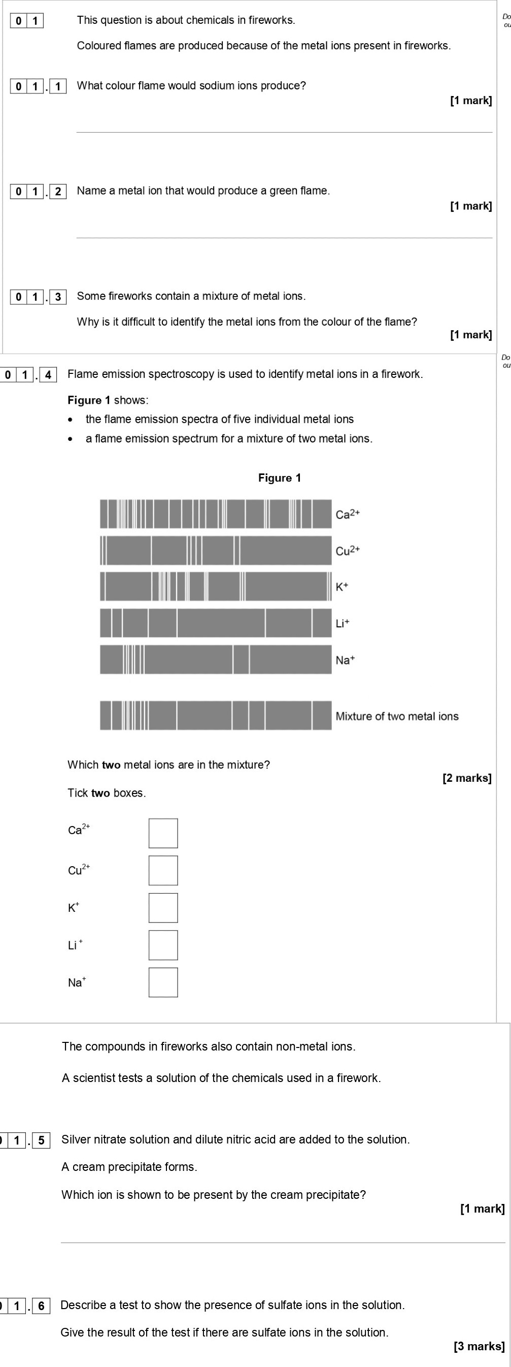 GCSE AQA Chemistry Identification of Common Gases: This question is ...