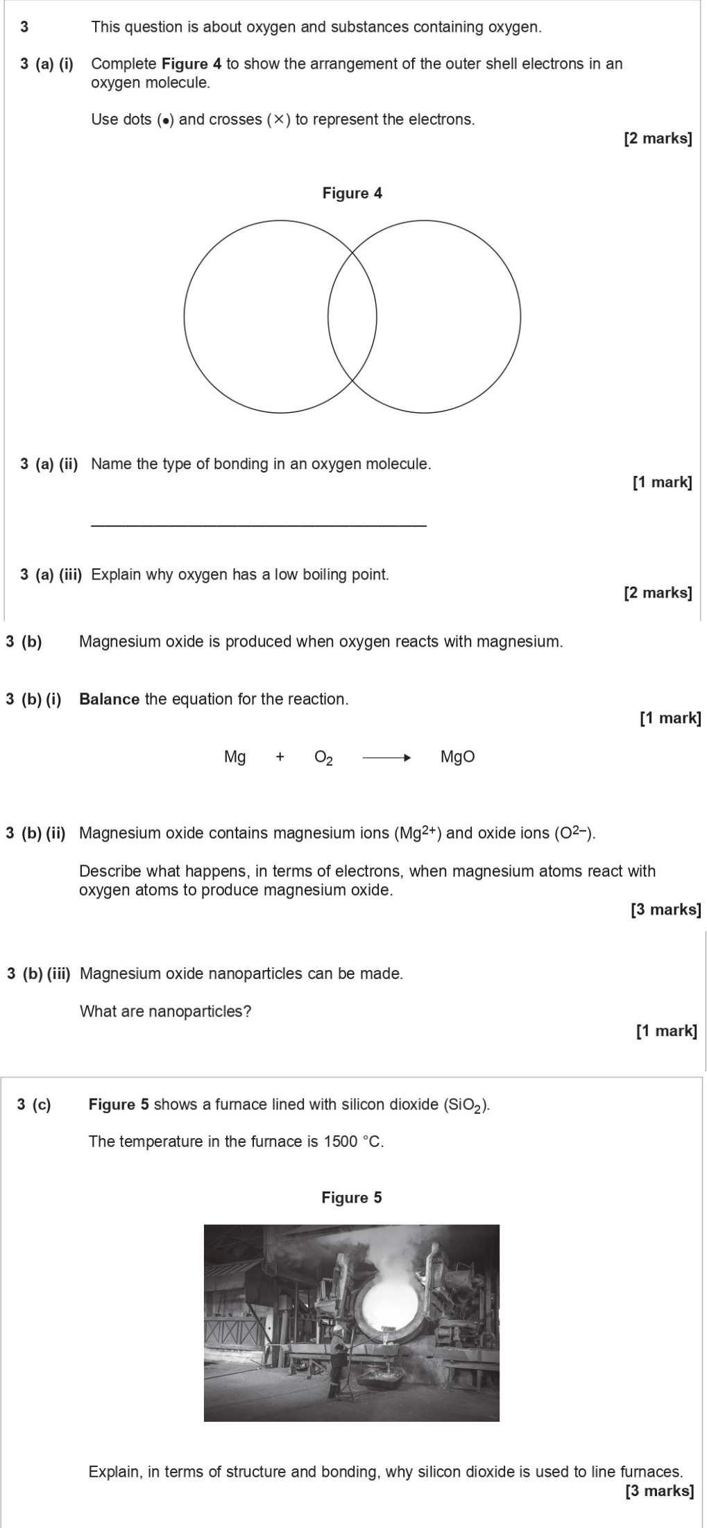 GCSE AQA Chemistry Structure & Bonding of Carbon: This question is ...