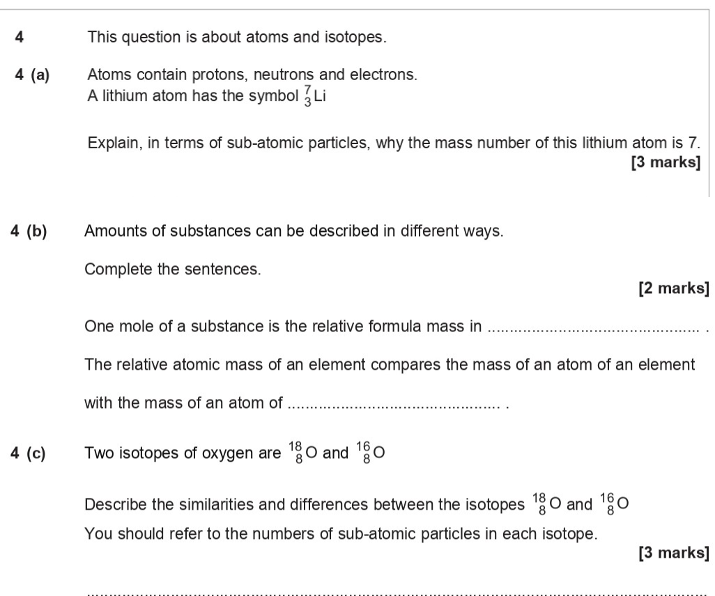 GCSE AQA Chemistry Methods of Identifying Ions: This question is about ...