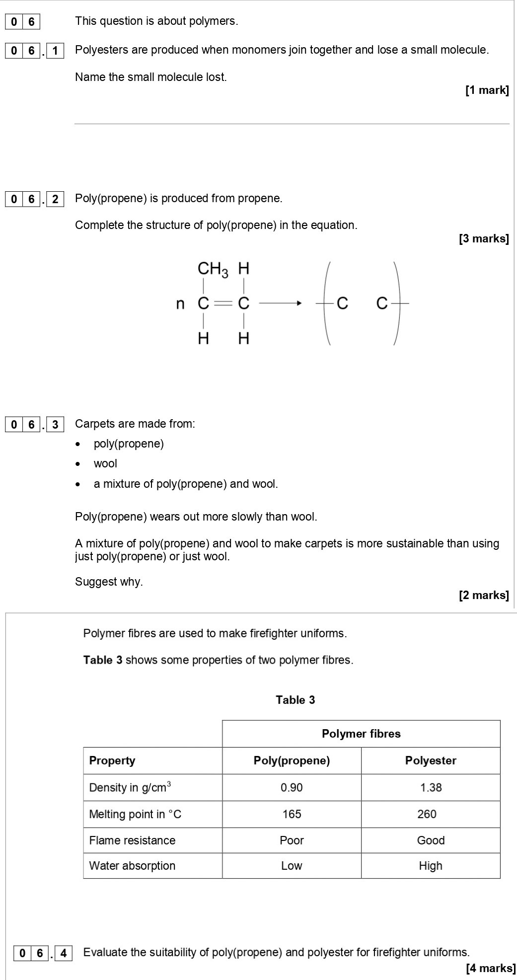 GCSE AQA Chemistry Purity, Formulations & Chromatography: This question ...