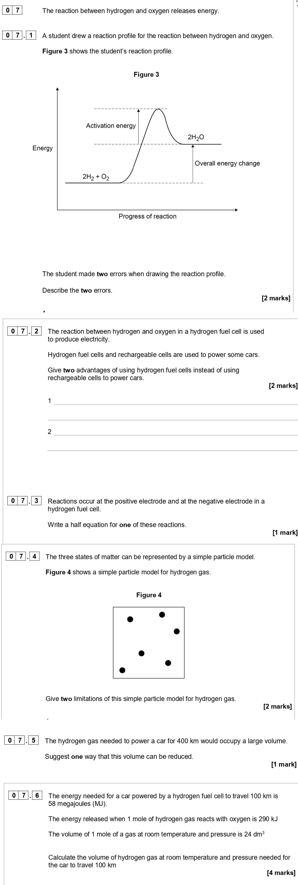 GCSE AQA Chemistry Exothermic & Endothermic Reactions: The reaction ...
