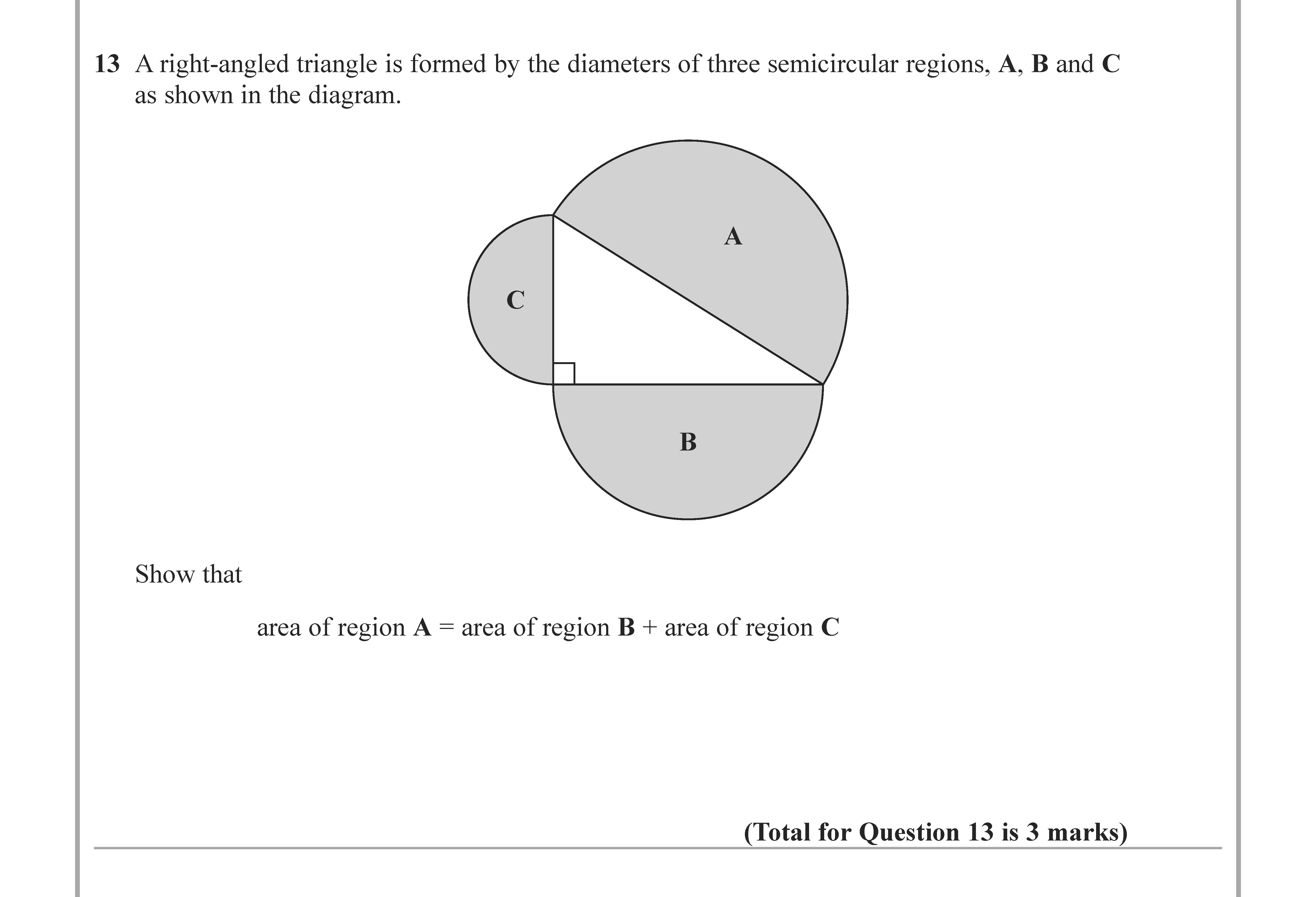 GCSE Edexcel Maths Real-Life Graphs: A right-angled triangle is forme