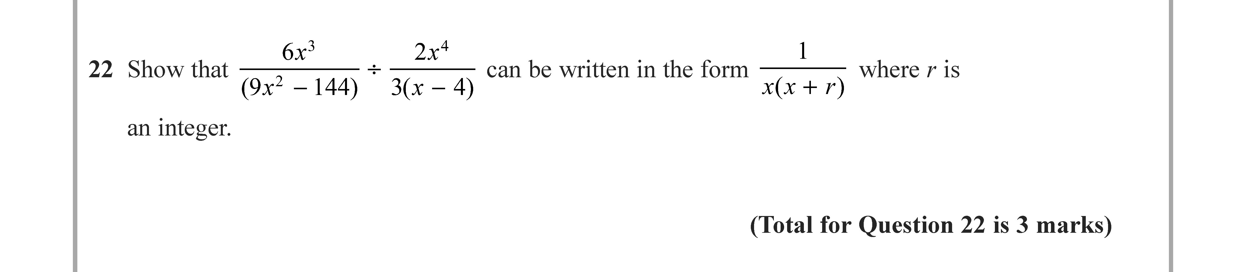 GCSE Edexcel Maths Ratio Analysis and Problem Solving: Show that ...