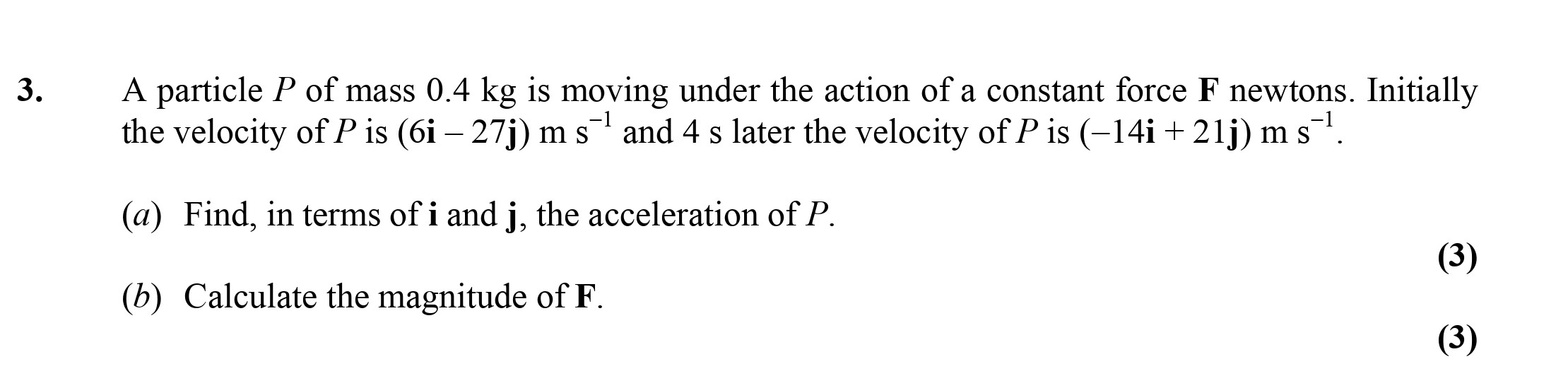 A-Level Edexcel Maths Mechanics Variable Acceleration - 2D: A particle ...