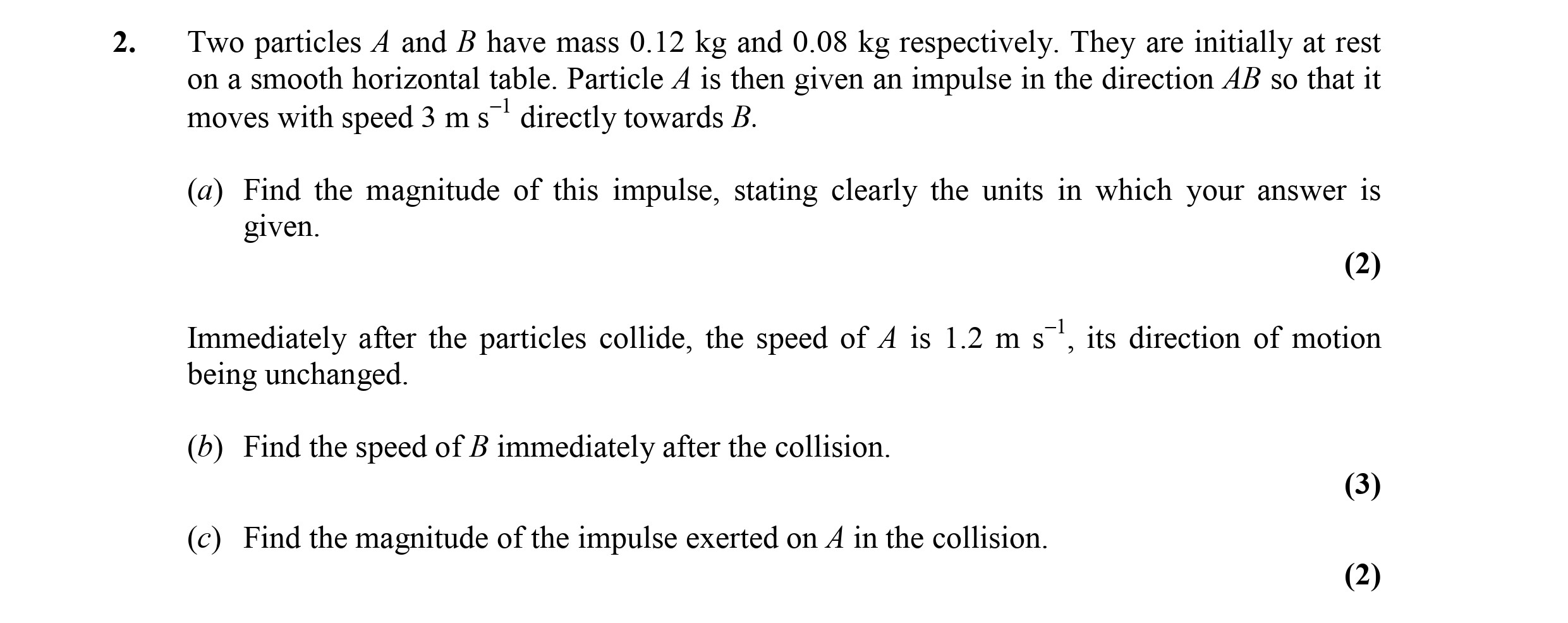 A-Level Edexcel Maths: Mechanics Newtons Second Law: Two particles A ...