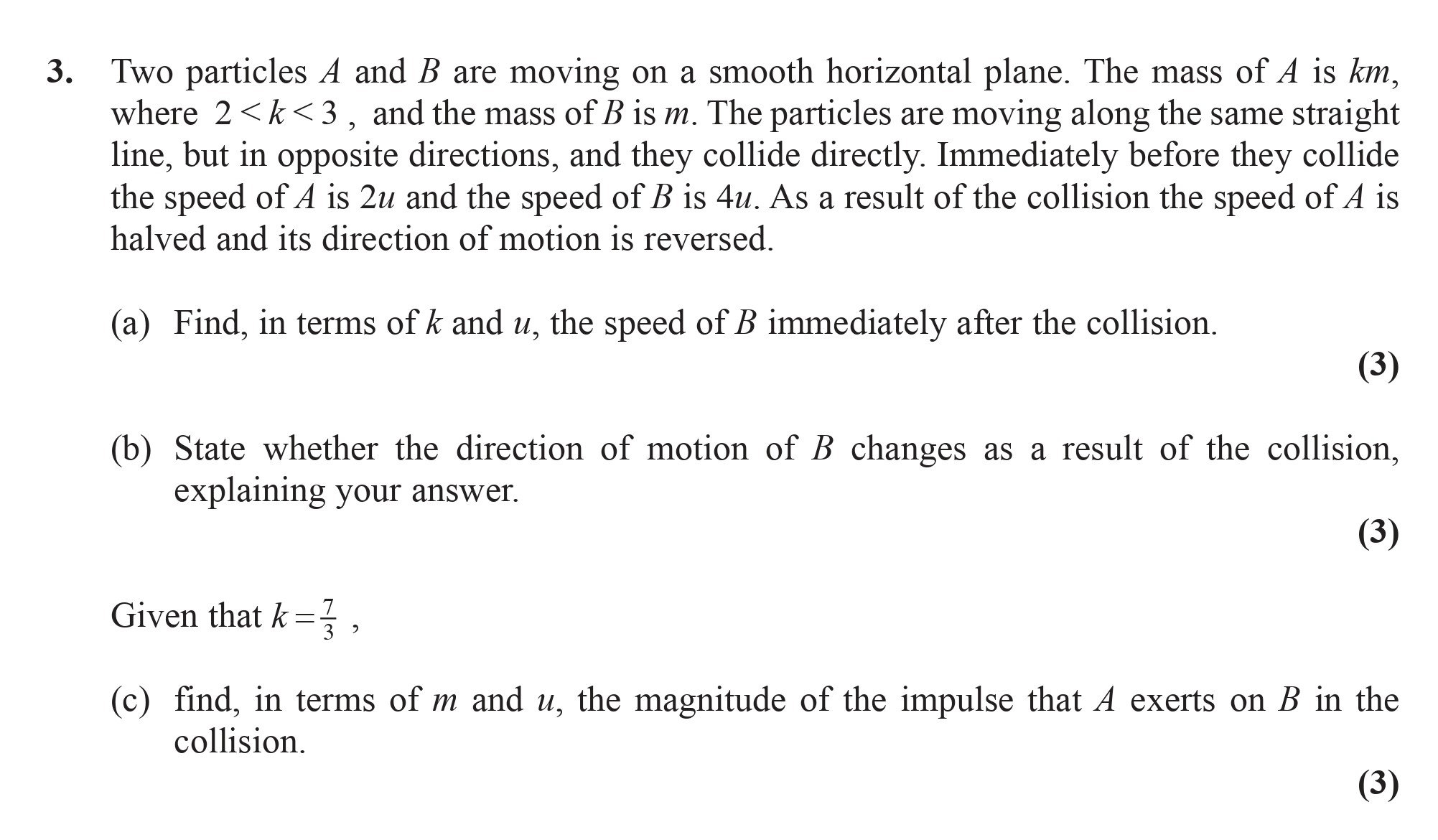 A-Level Edexcel Maths: Mechanics Newtons Second Law: Two particles A ...