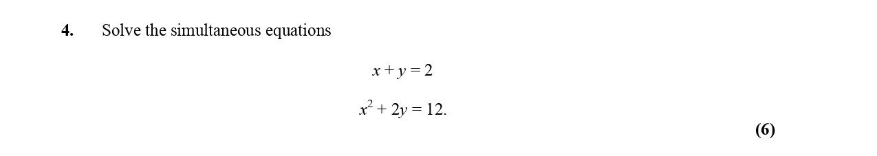 A-Level Edexcel Maths Pure Equation of a Straight Line: Solve the ...