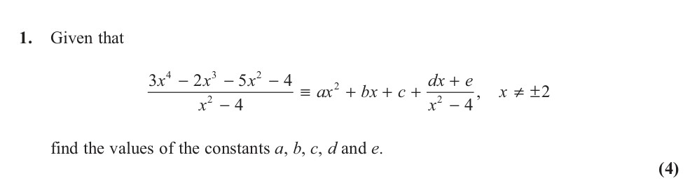 A-Level Edexcel Maths Pure Transformations of Functions: Given that ...
