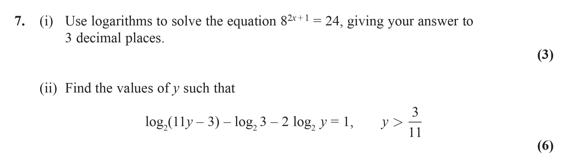A-Level Edexcel Maths Pure Trigonometric Equations: 7. (i) Use ...