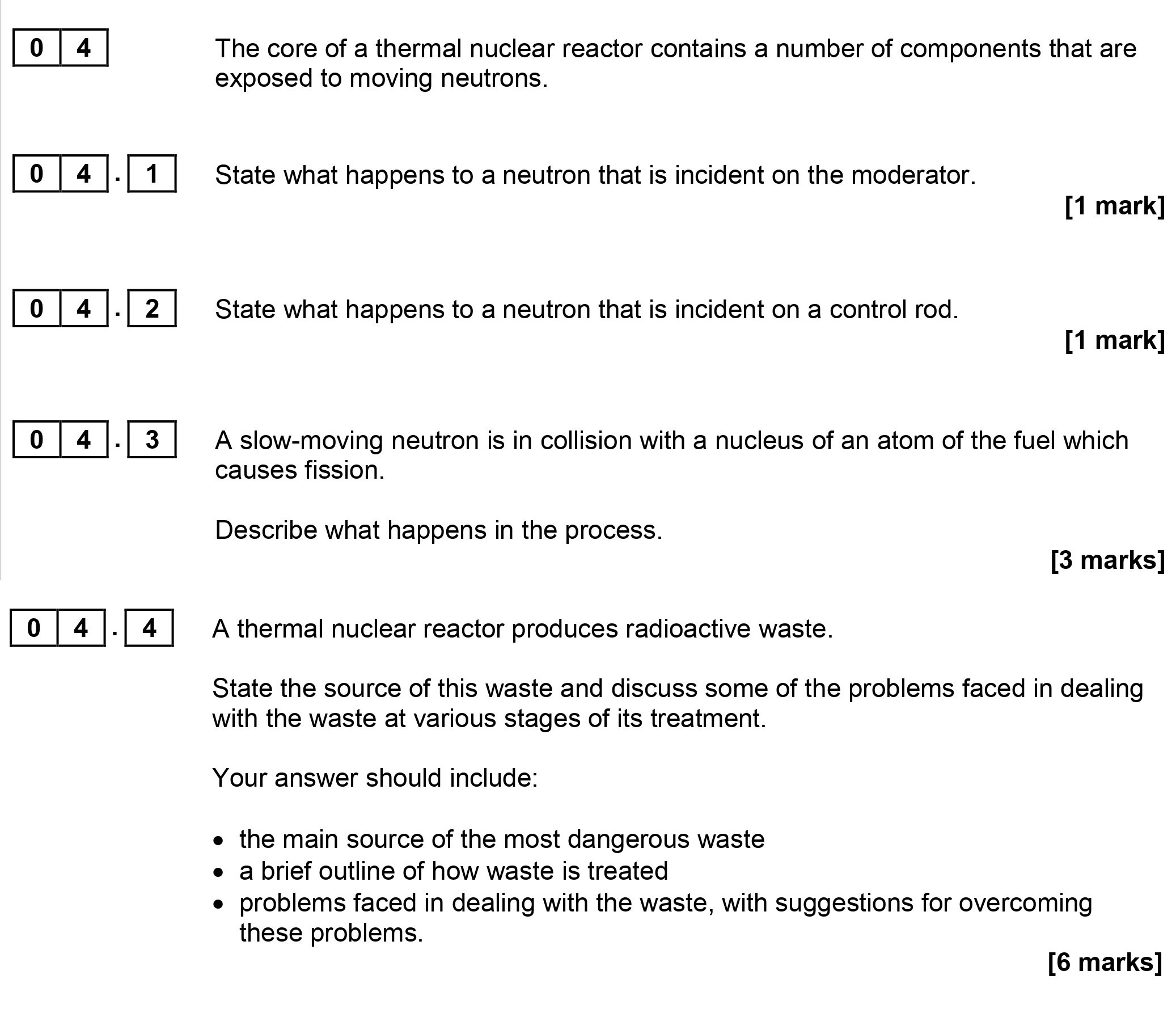 A-Level AQA Physics Nuclear Fusion & Fission: The core of a thermal ...
