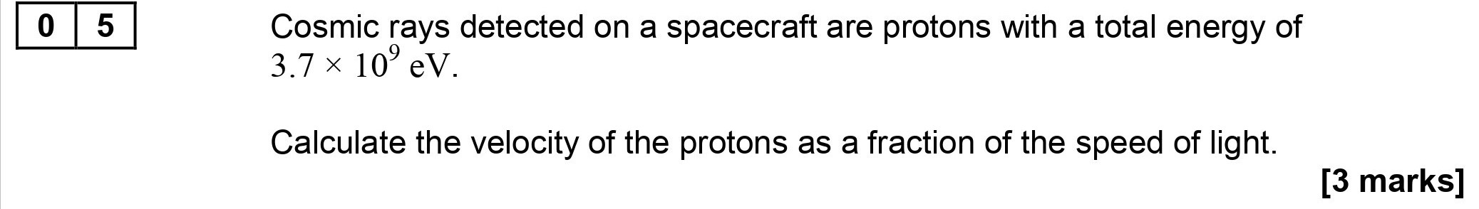 A-Level AQA Physics Linear Momentum & Conservation: Cosmic rays ...