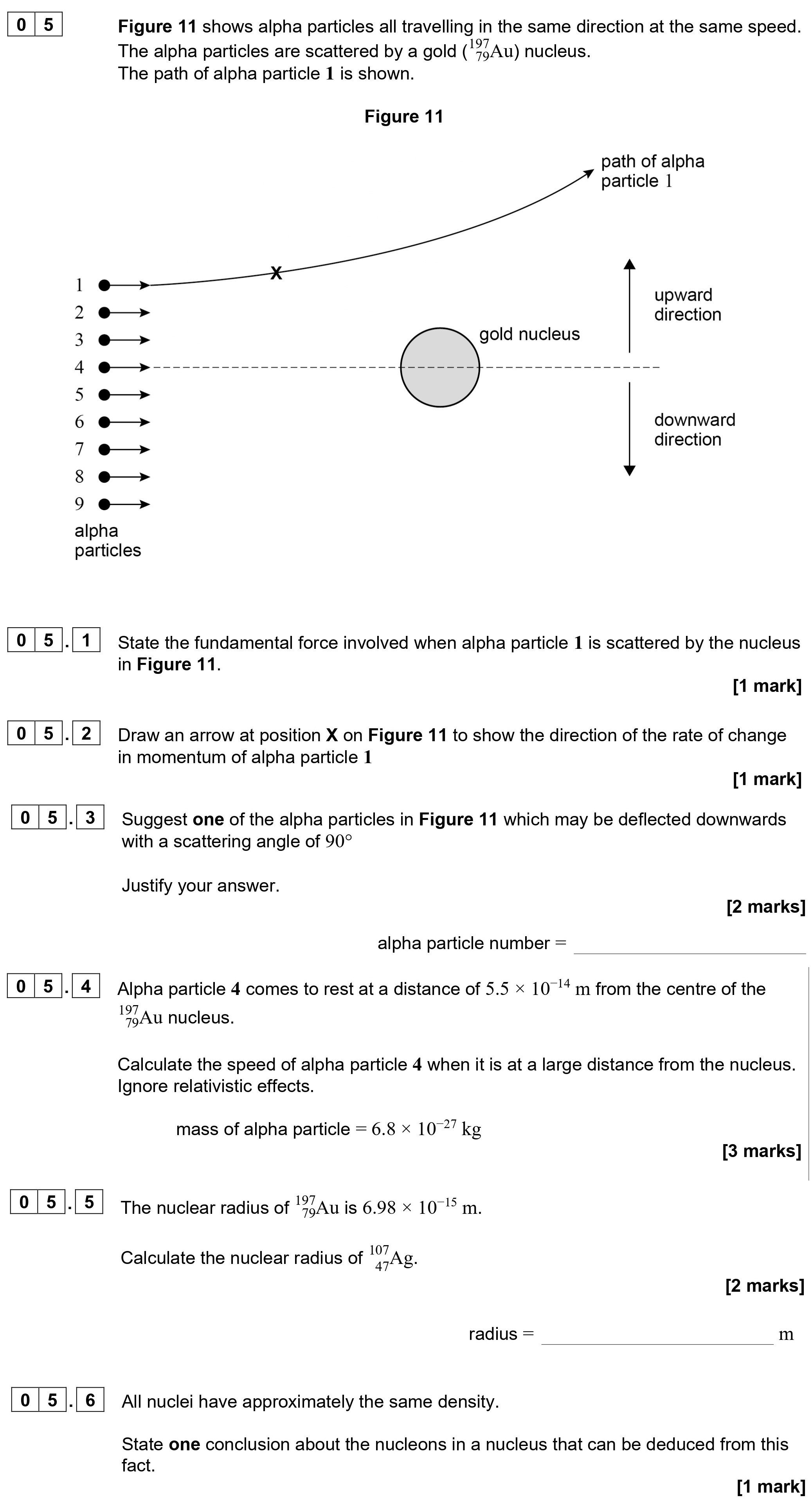 A-Level AQA Physics Atomic Structure & Decay Equations: Figure 11 shows ...