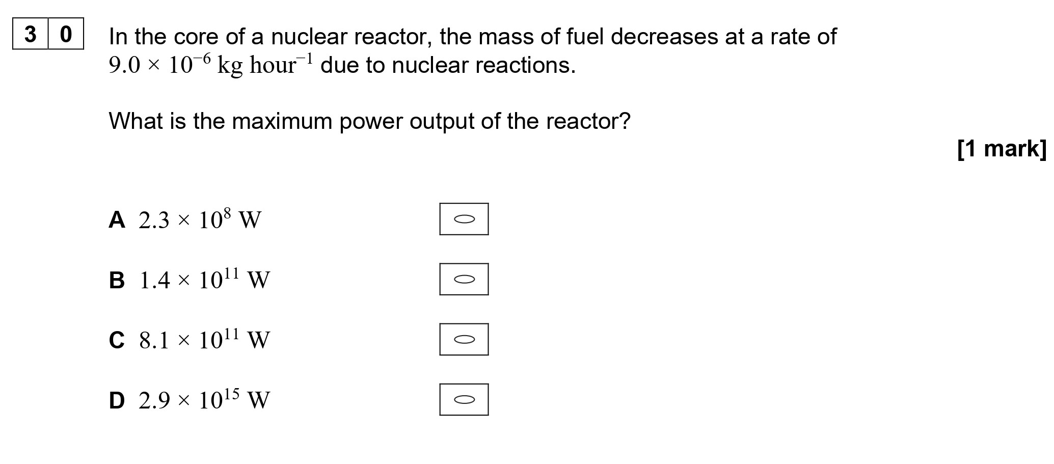 A-Level AQA Physics Work, Energy & Power: In the core of a nuclear reactor