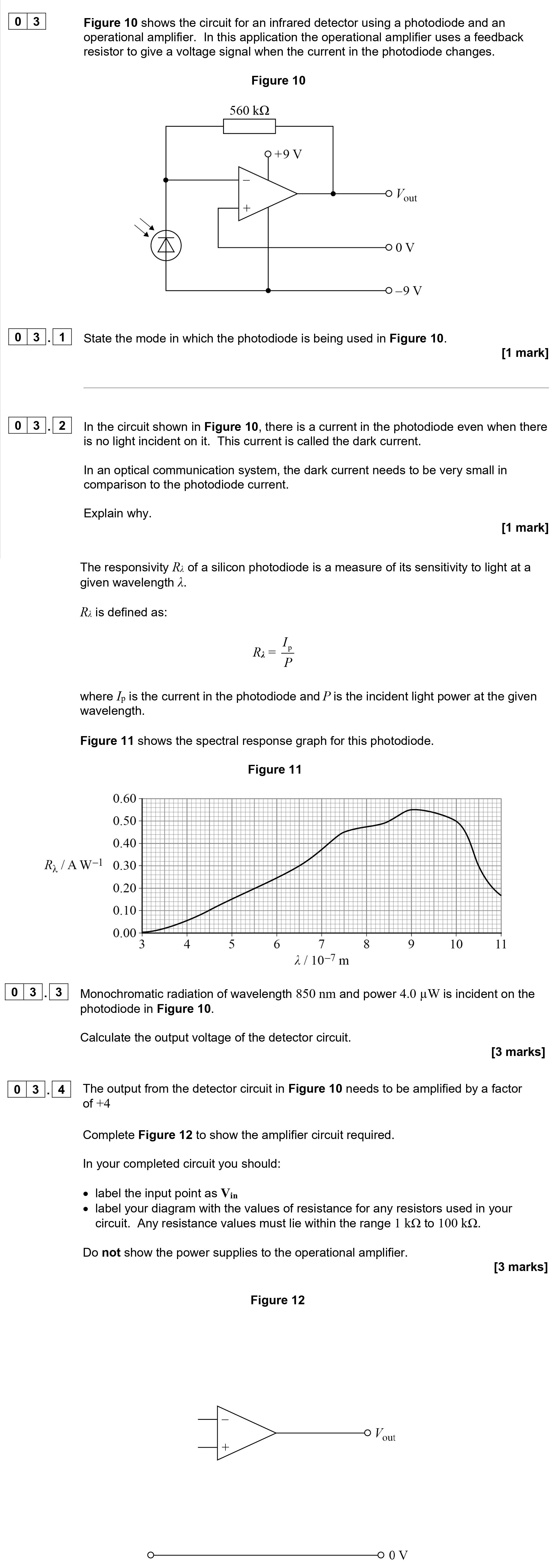 A-Level AQA Physics Current–Voltage Characteristics: Figure 10 shows the circuit for