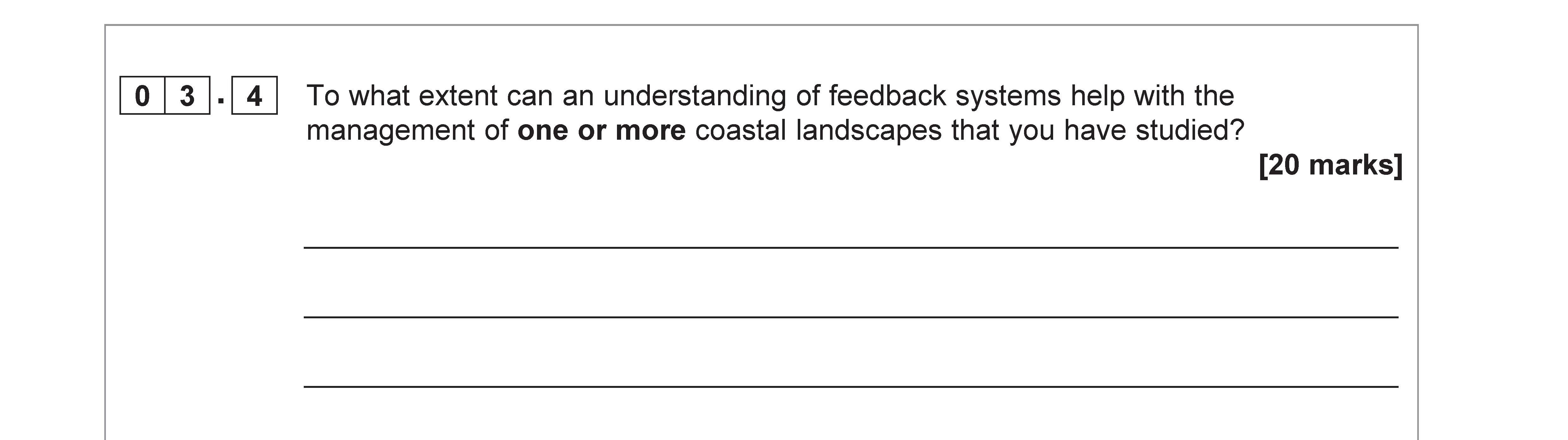 A-Level AQA Geography Coastal Management: To what extent can an understand