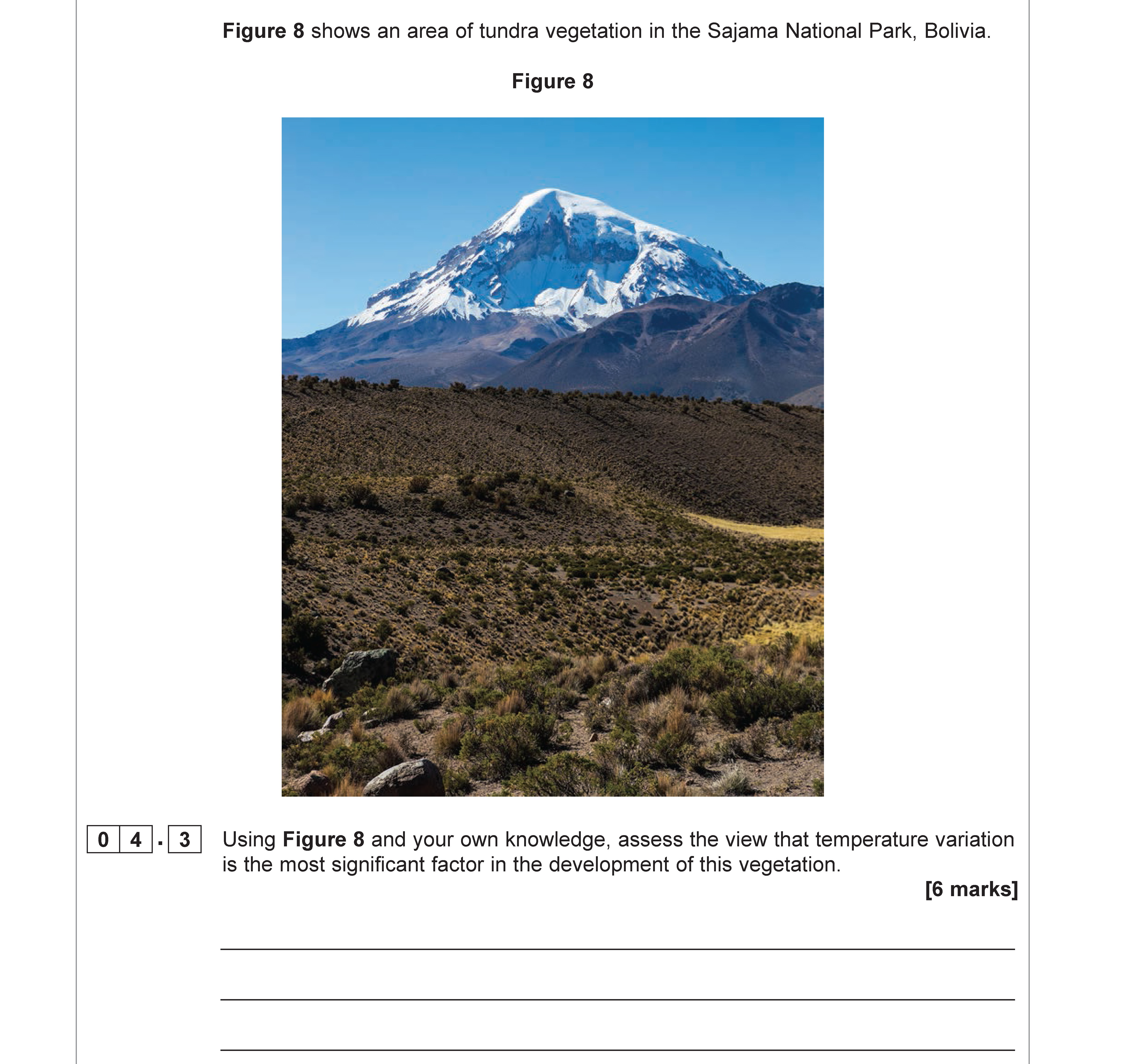 A-Level AQA Geography Glacial Systems & Processes: Using Figure 8 and ...