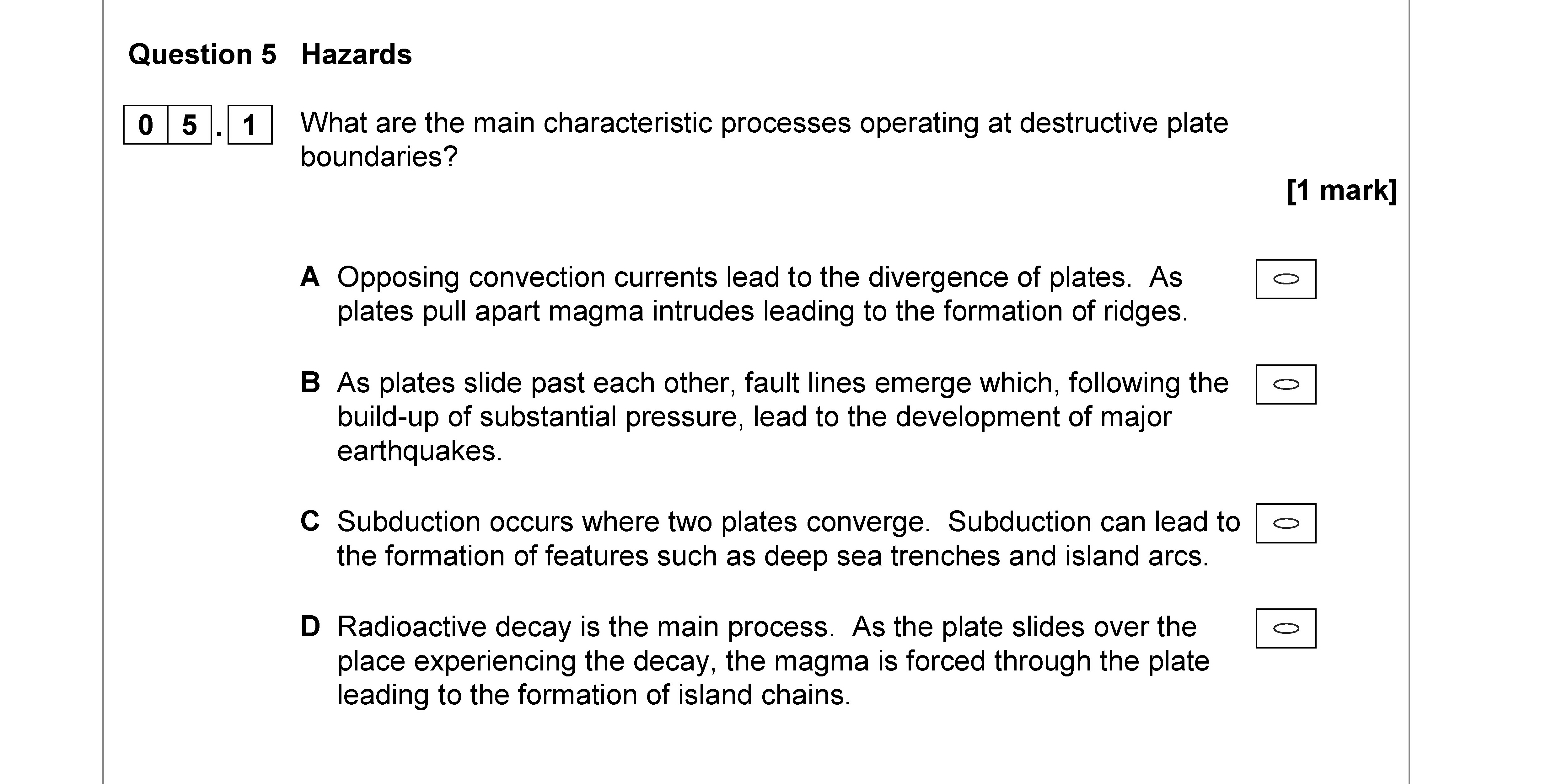A-Level AQA Geography Seismic Hazards: What are the main characteristic