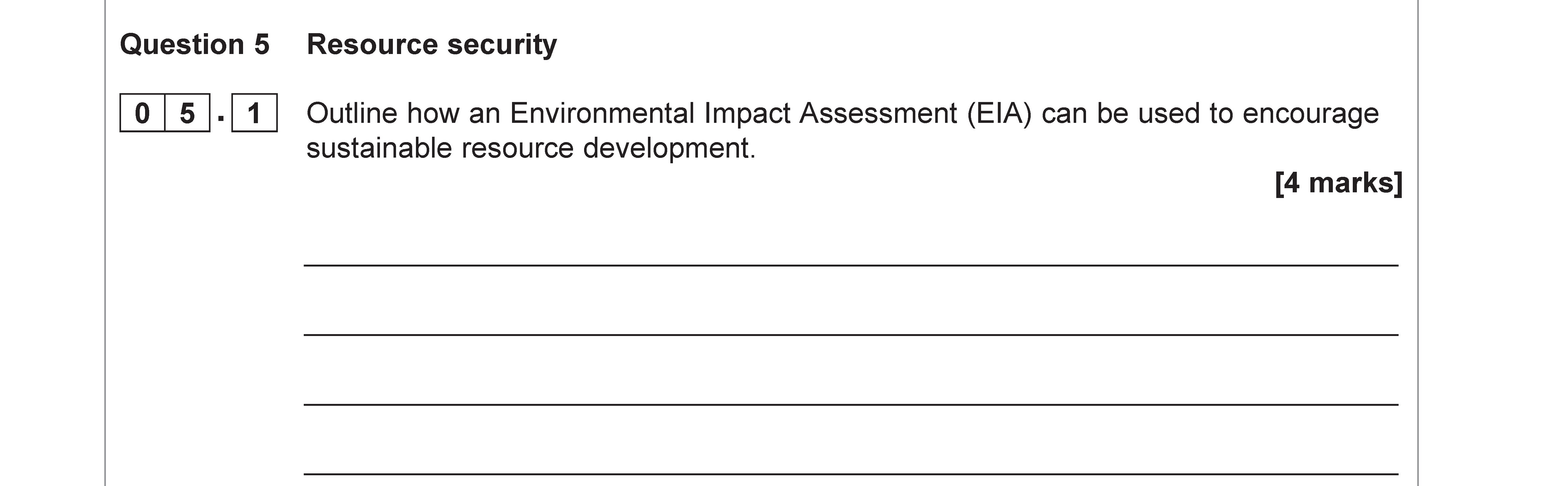 A-Level AQA Geography Resource Development: Outline how an ...