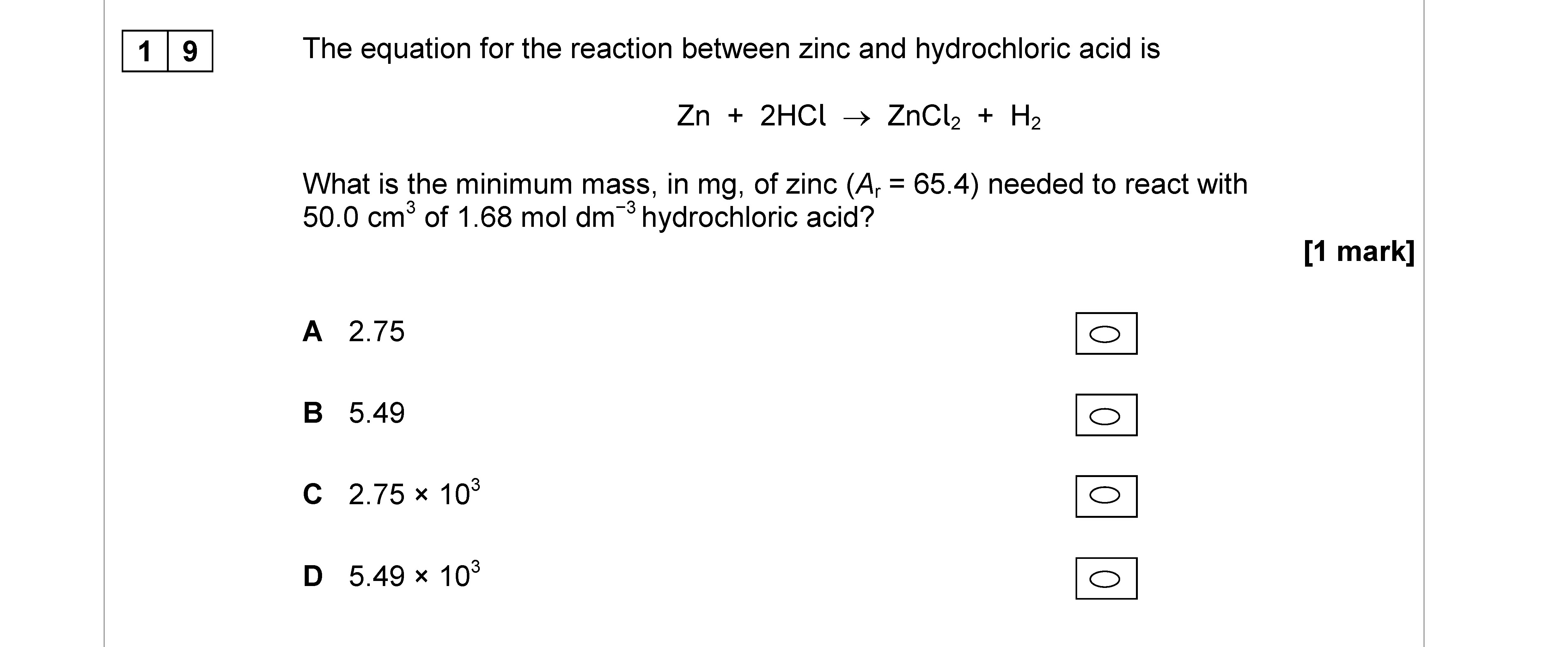 A-Level AQA Chemistry The Mole, Avogadro & The Ideal Gas Equation: The ...