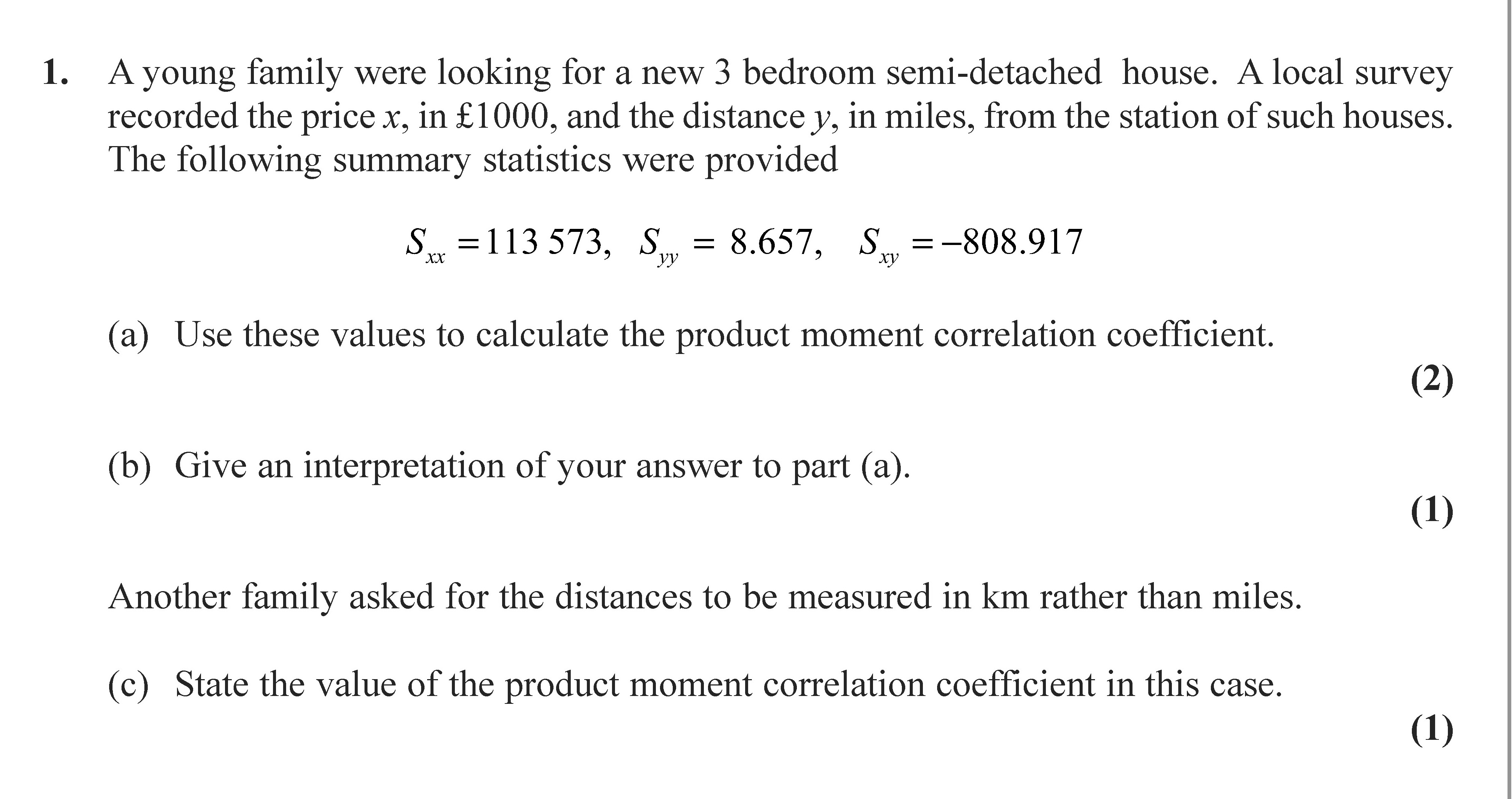A Level Edexcel Maths Statistics Correlation And Regression A Young