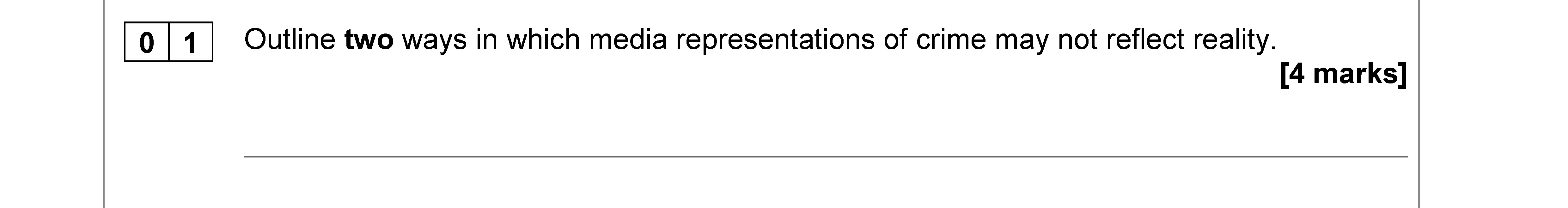 A-Level AQA Sociology The Media: Outline two ways in which media