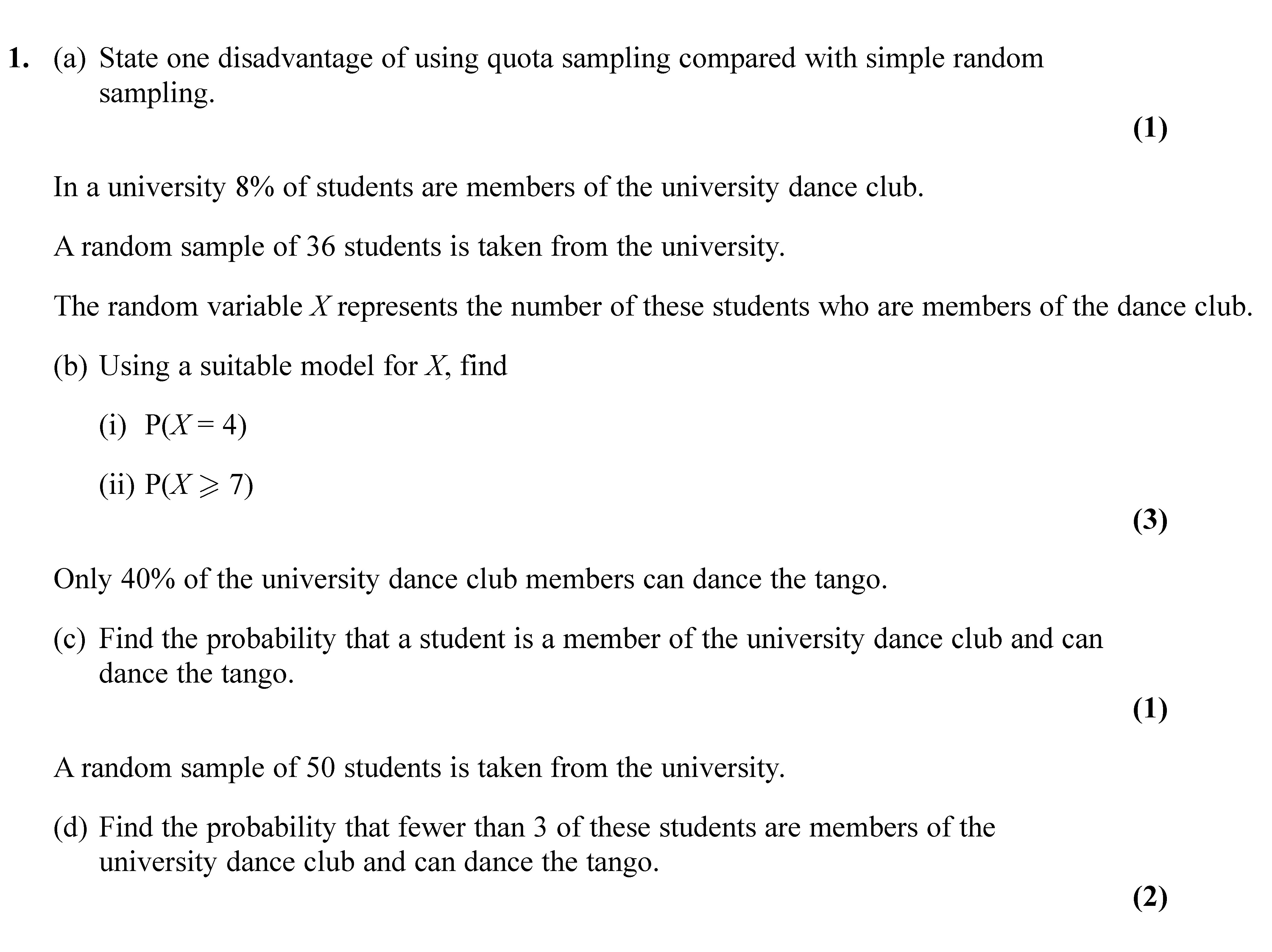 A-Level Edexcel Maths Statistics Hypothesis Testing (Binomial ...
