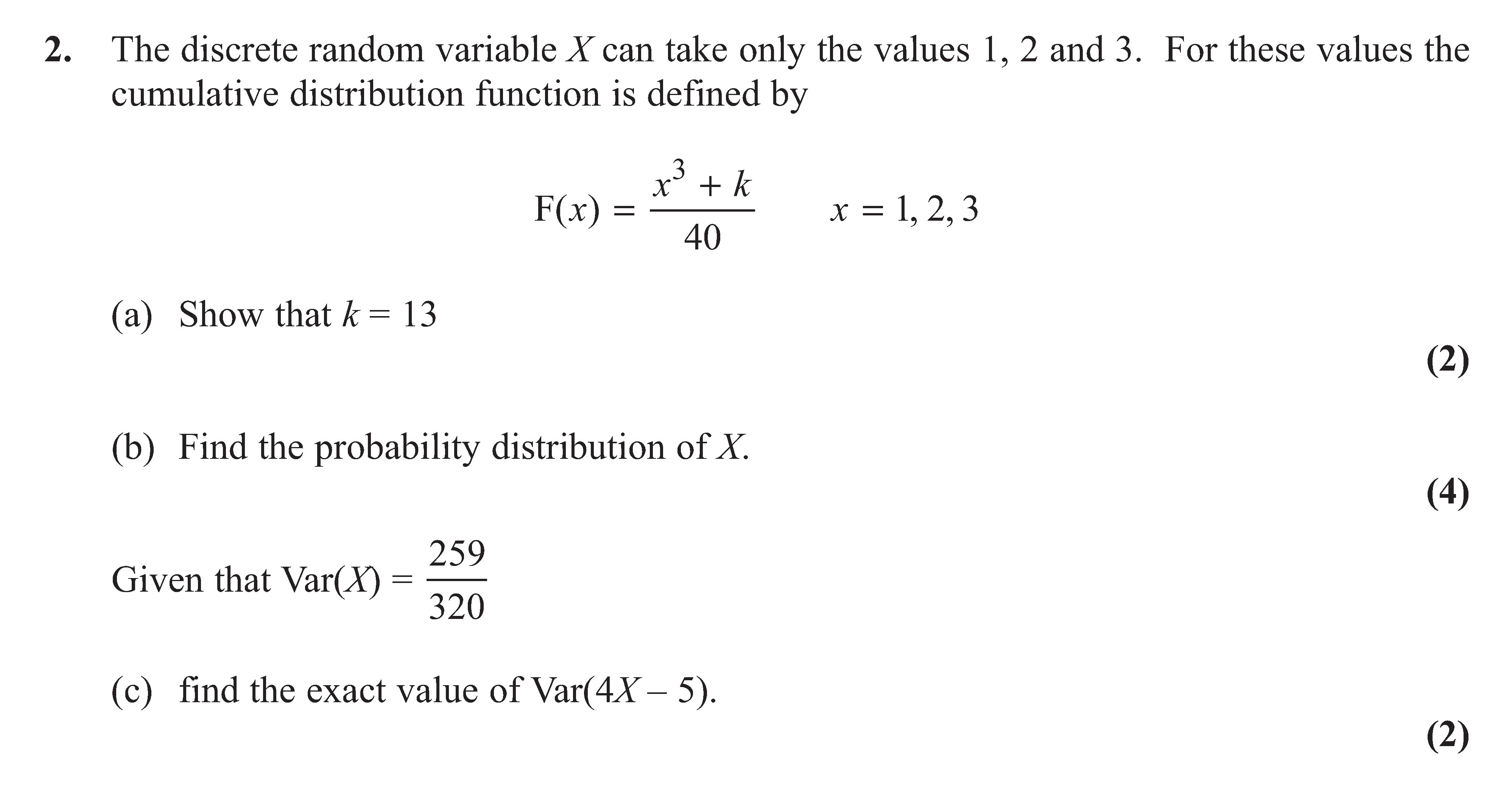 A-Level Edexcel Maths: Statistics Probability Distributions: The ...