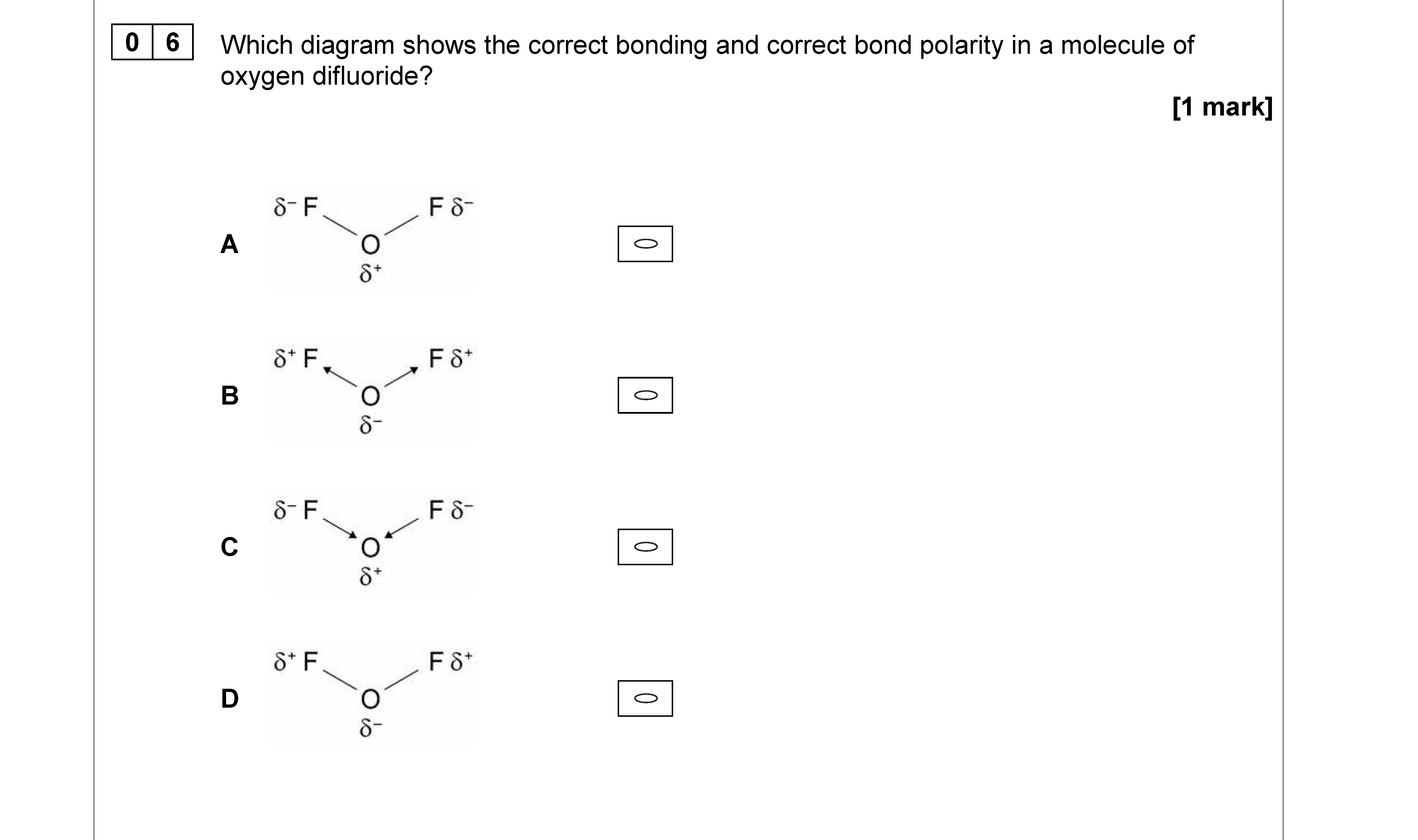 A-Level AQA Chemistry Types of Bonding & Properties: Which diagram ...