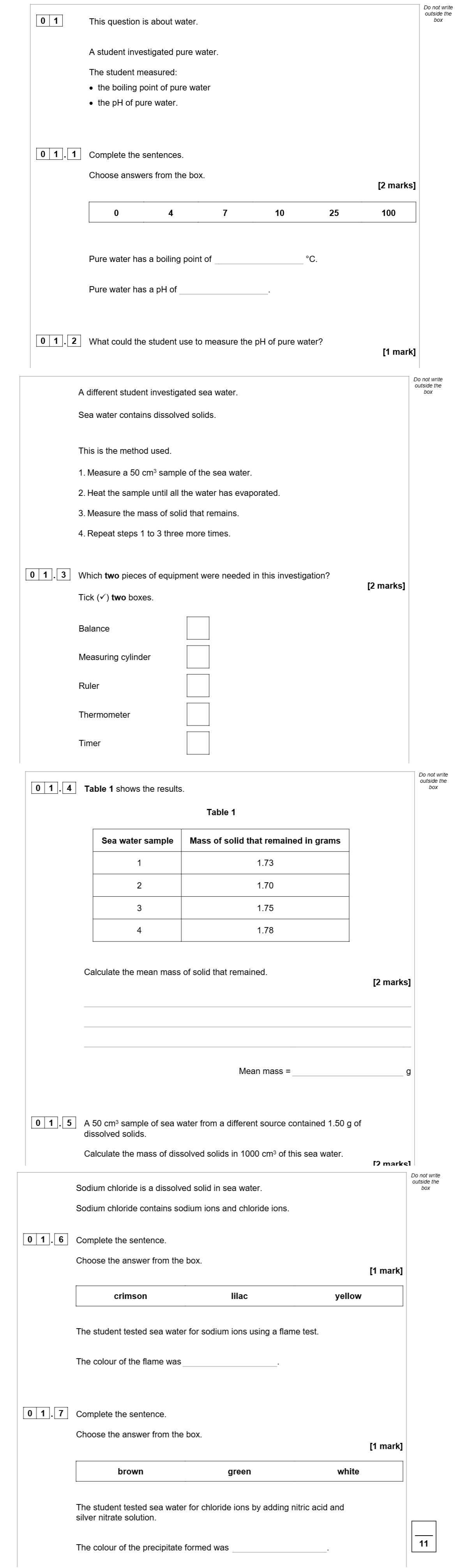 GCSE AQA Chemistry Exothermic & Endothermic Reactions: The addition ...