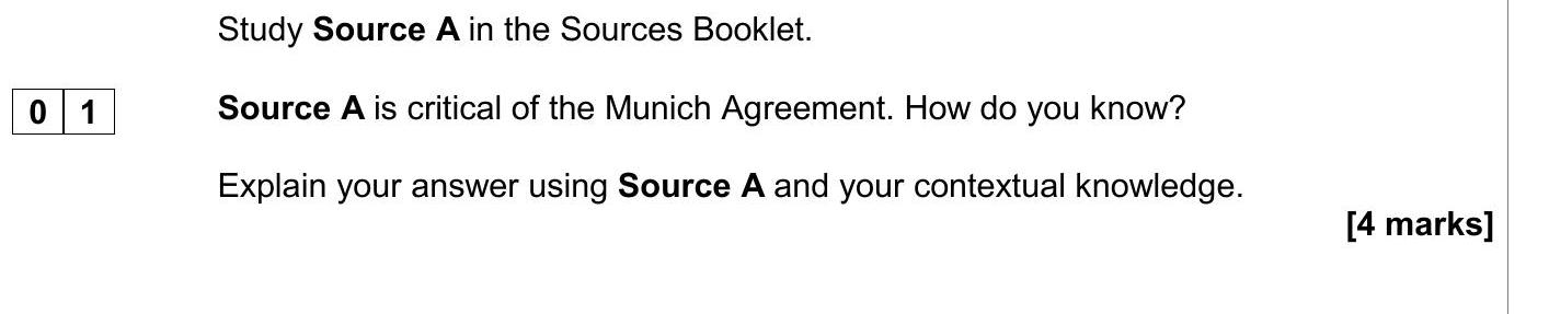 GCSE AQA History The origins and outbreak of the Second World War ...