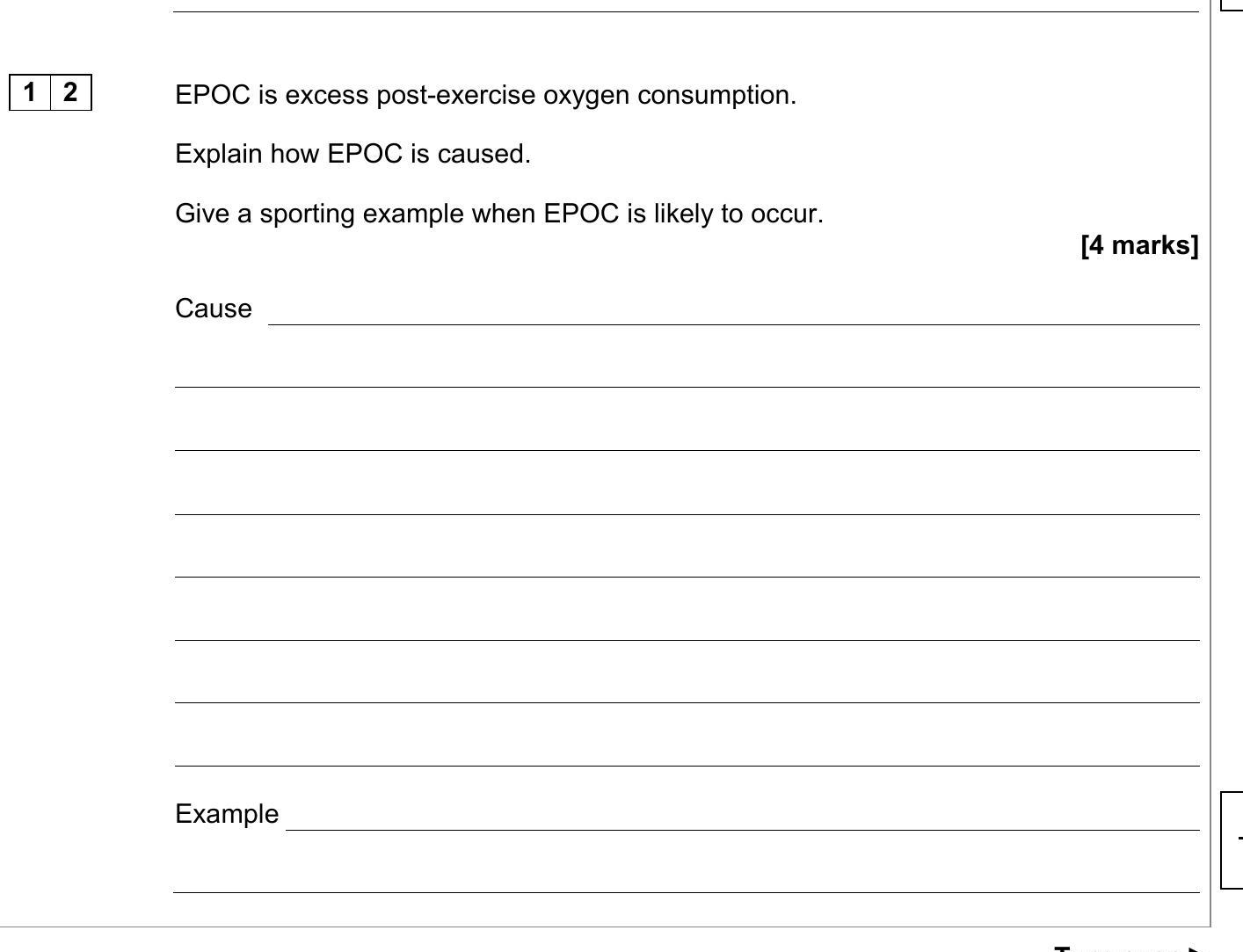 GCSE AQA Physical Education The Short & Long Term Effects of Exercise ...