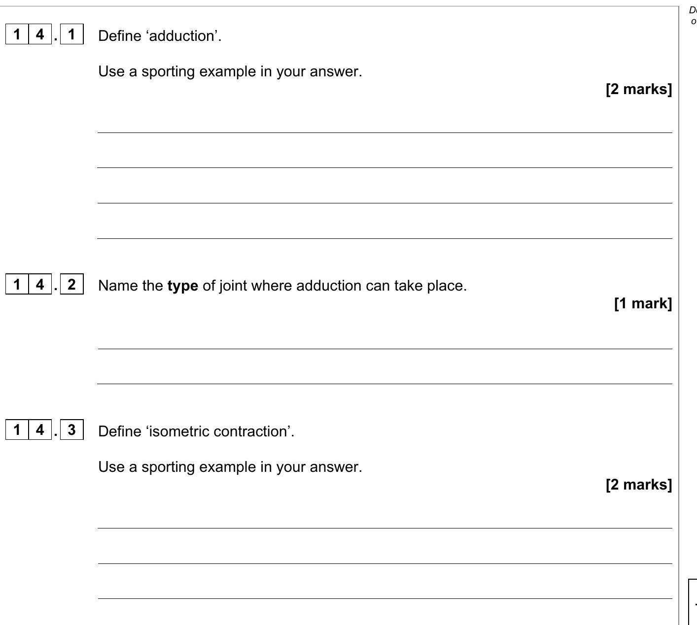 GCSE AQA Physical Education The Structure & Functions of the ...
