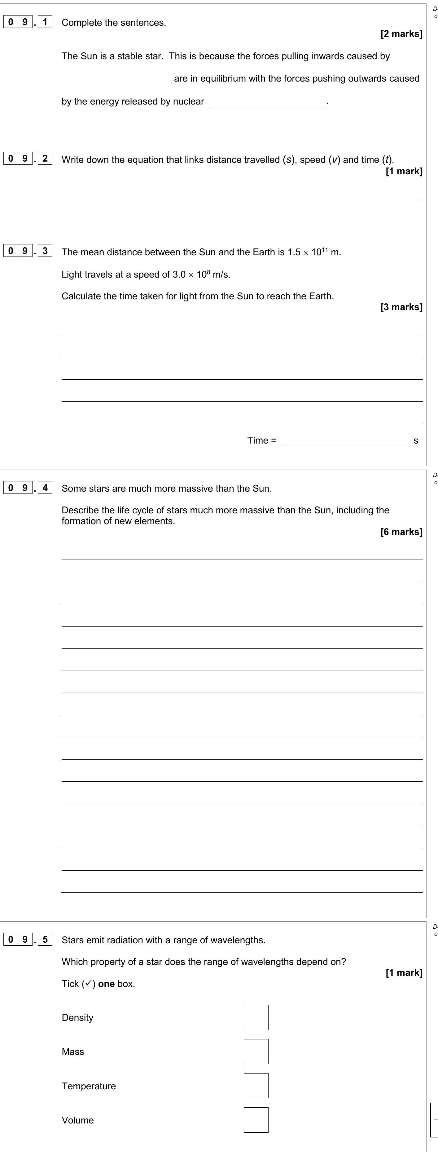 GCSE AQA Physics Solar system, Stability of Orbital Motions ...